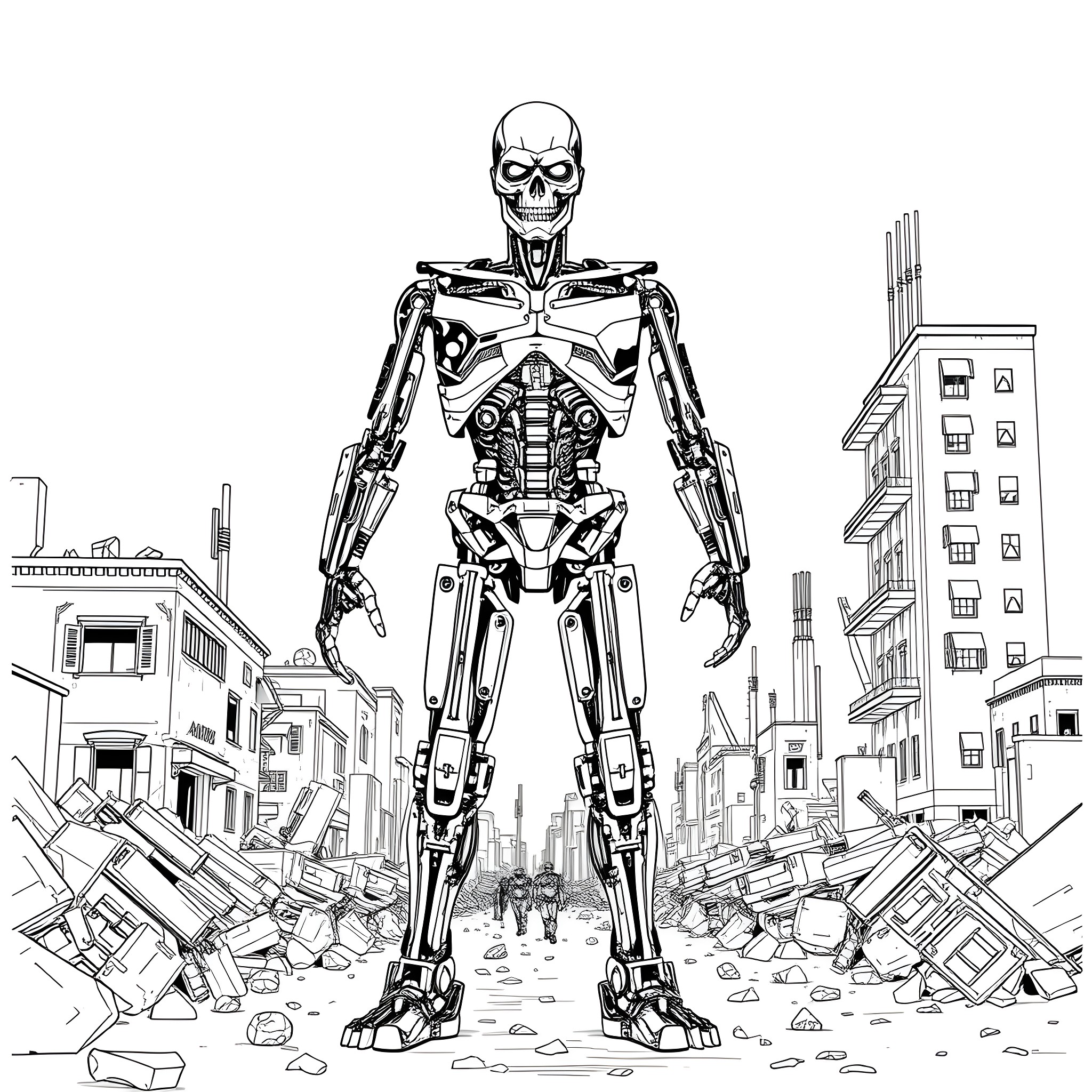 44 Best Terminator Coloring Pages (Free Printable PDFs)