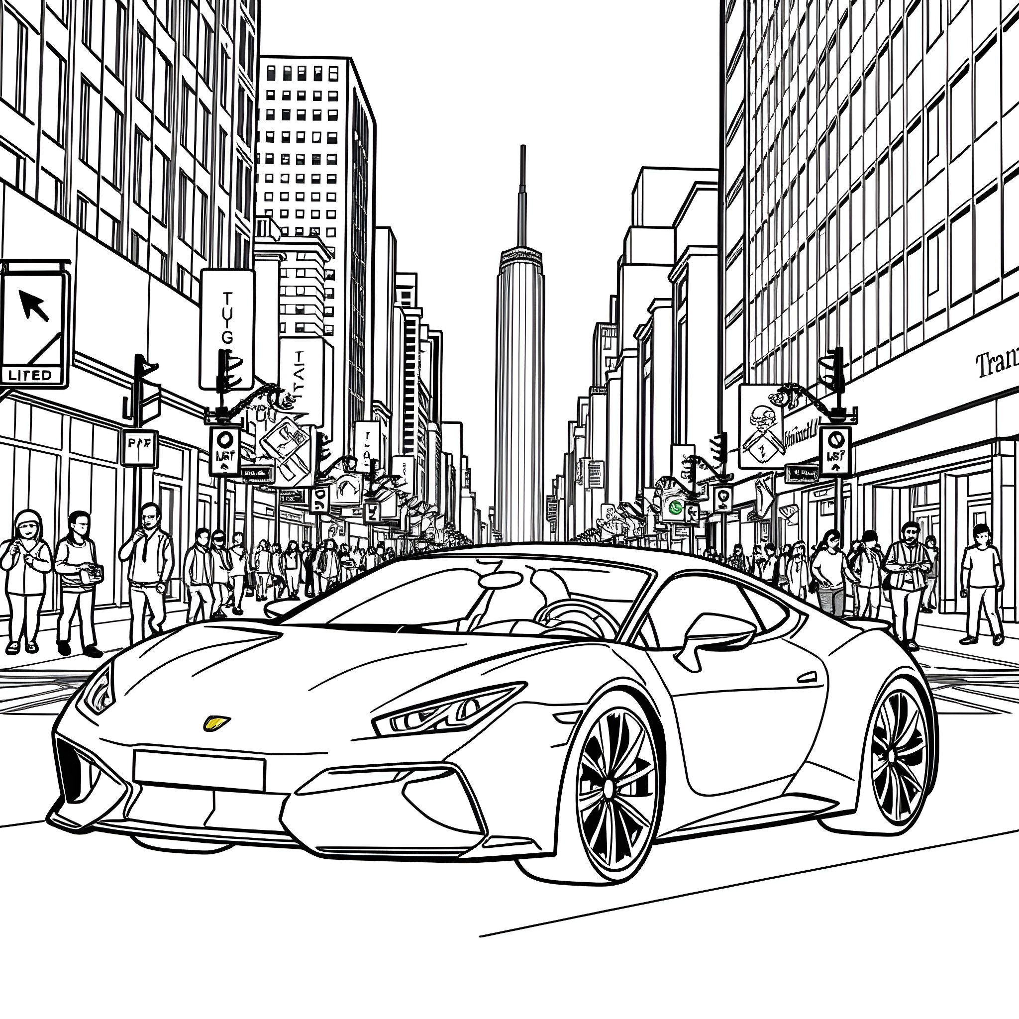 468 Best Car Coloring Pages (Free Printable PDFs)