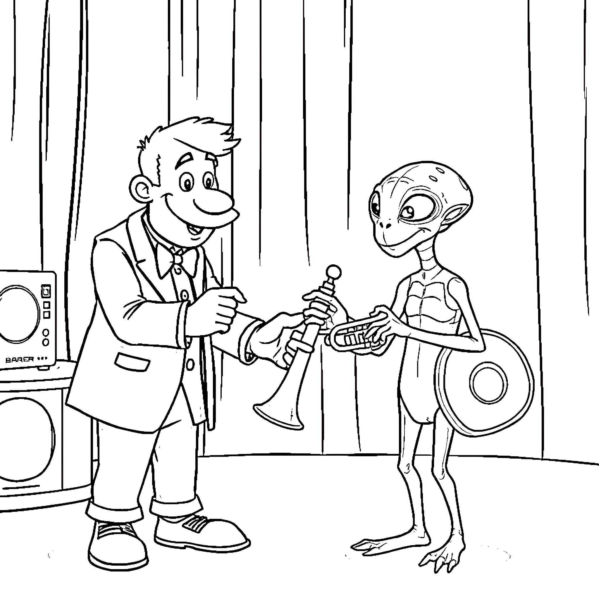 Best Alien Coloring Pages (Free Printable PDF)