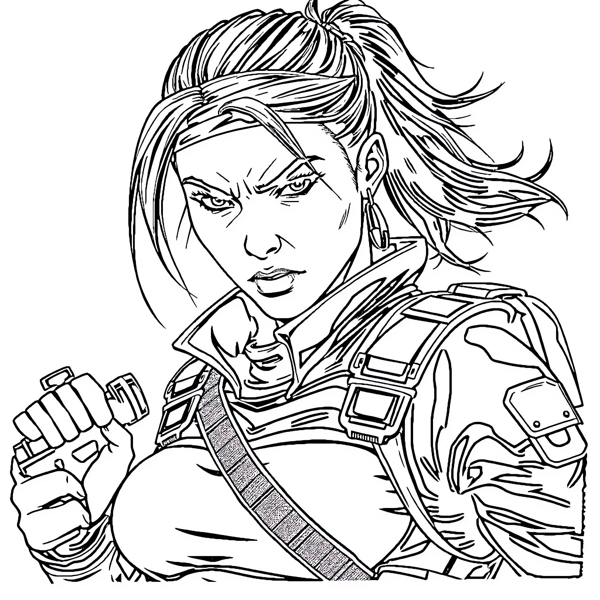 Best Sonya Blade Coloring Pages (Free Printable PDF)