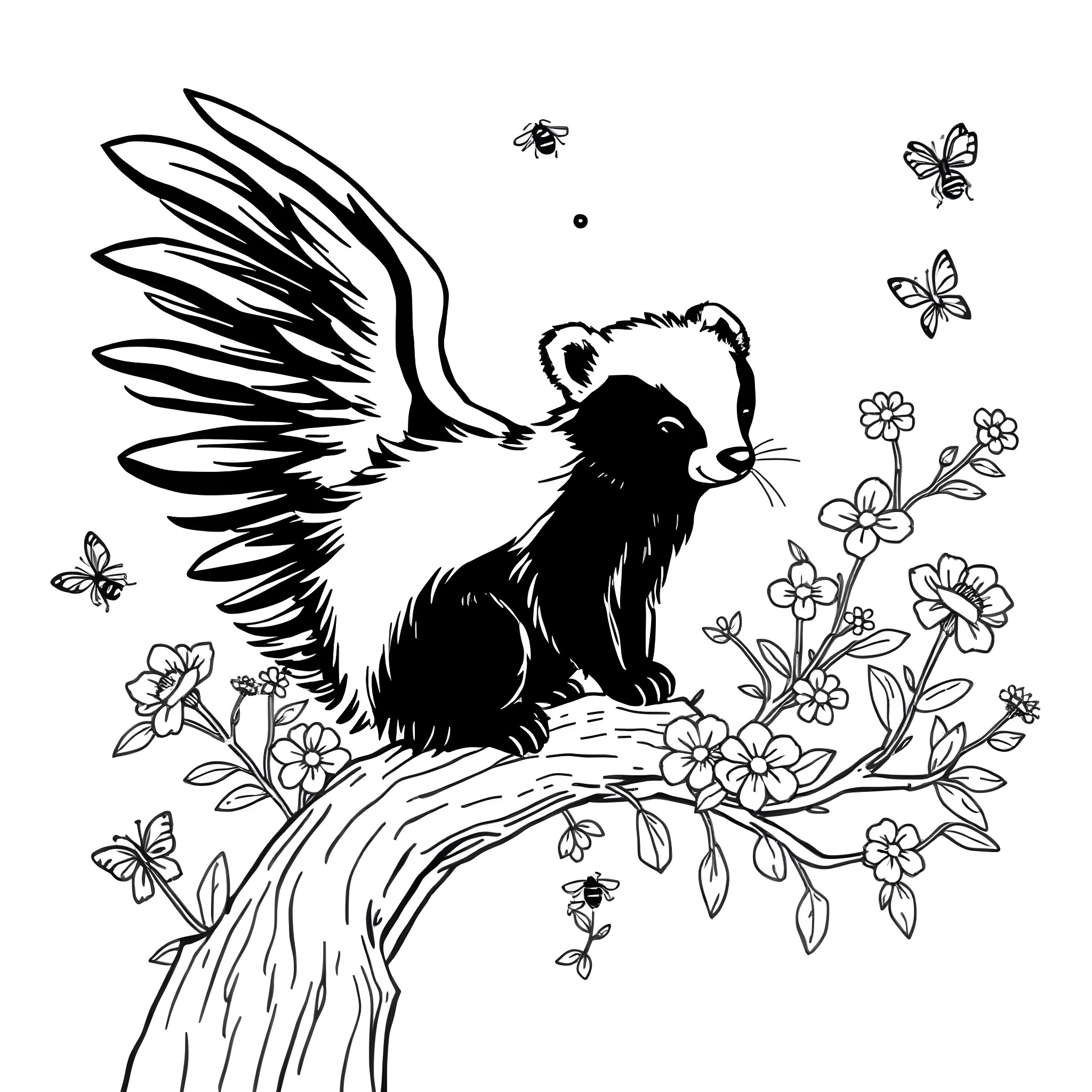 23 Best Skunk Coloring Pages (Free Printable PDFs)
