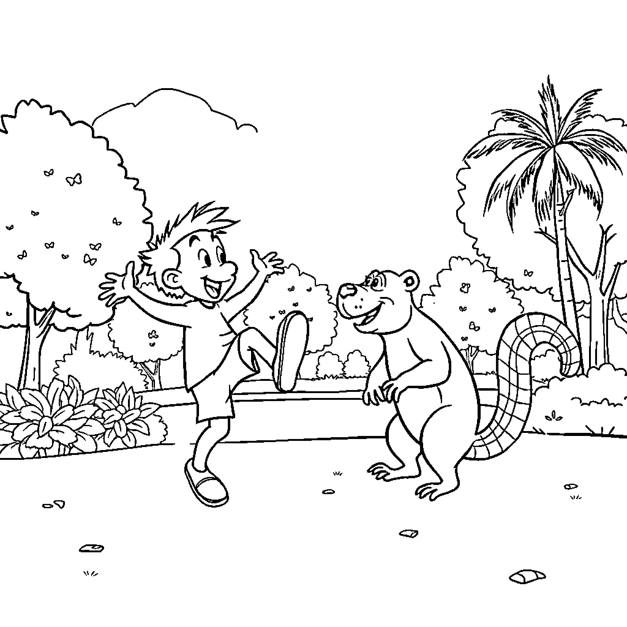 Best Monkey Coloring Pages (Free Printable PDF)