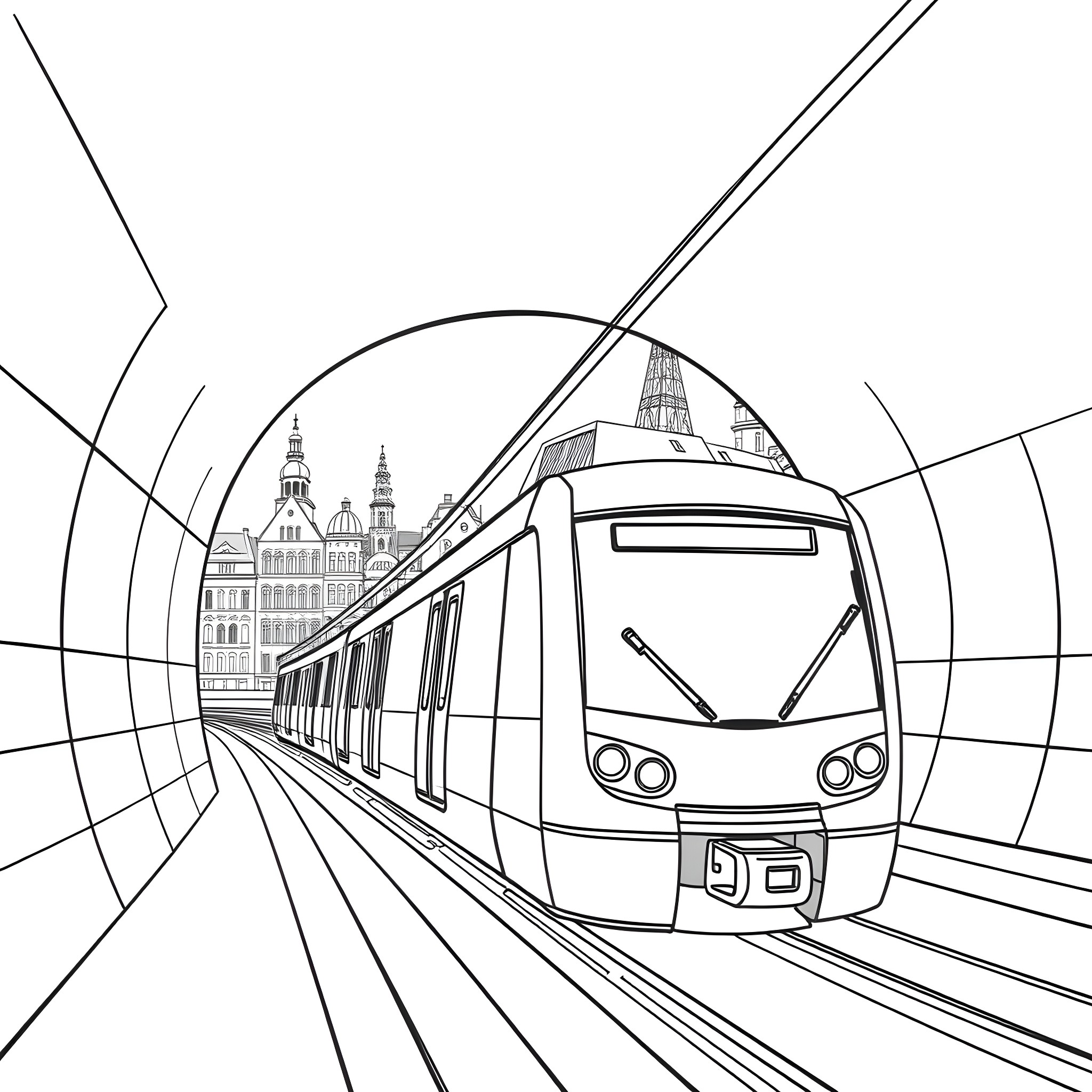 Best Metro Coloring Pages (Free Printable PDF)