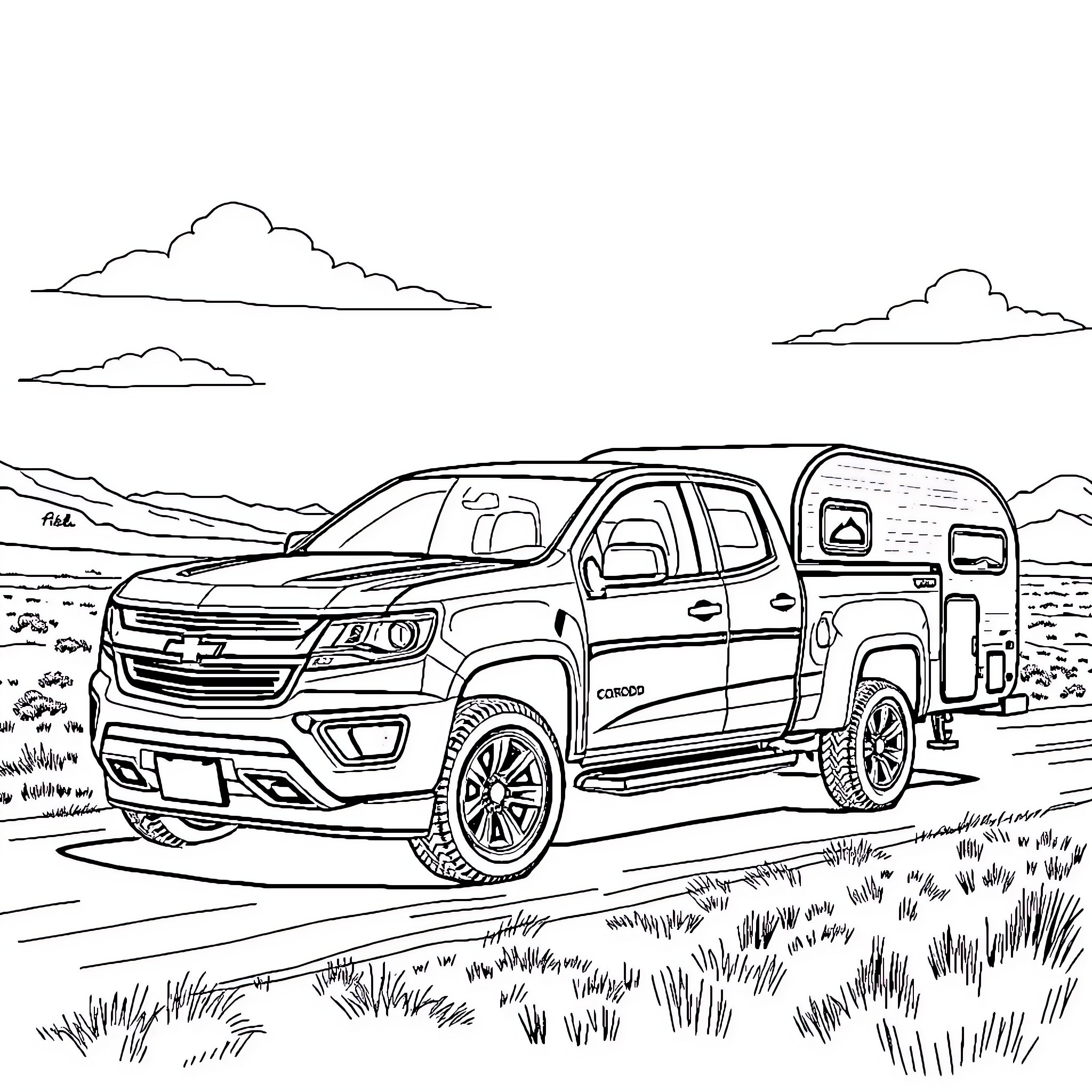 Best Chevy Colorado Coloring Pages (Free Printable PDF)
