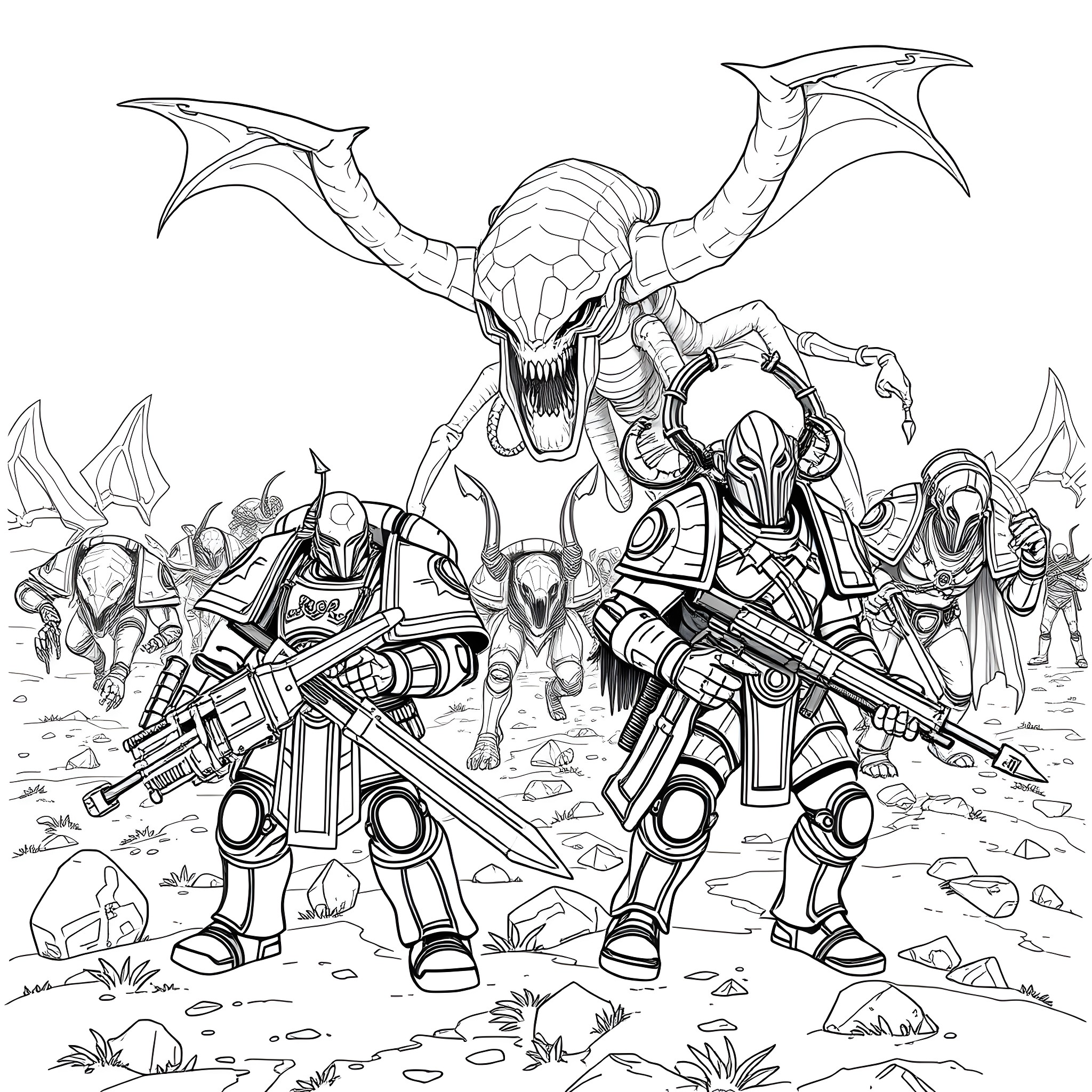 Best Space Marine Coloring Pages (Free Printable PDF)