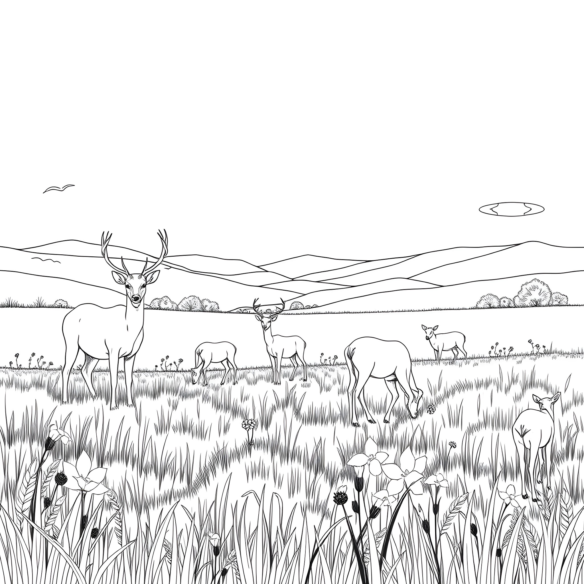104 Best Deer Coloring Pages (Free Printable PDFs)