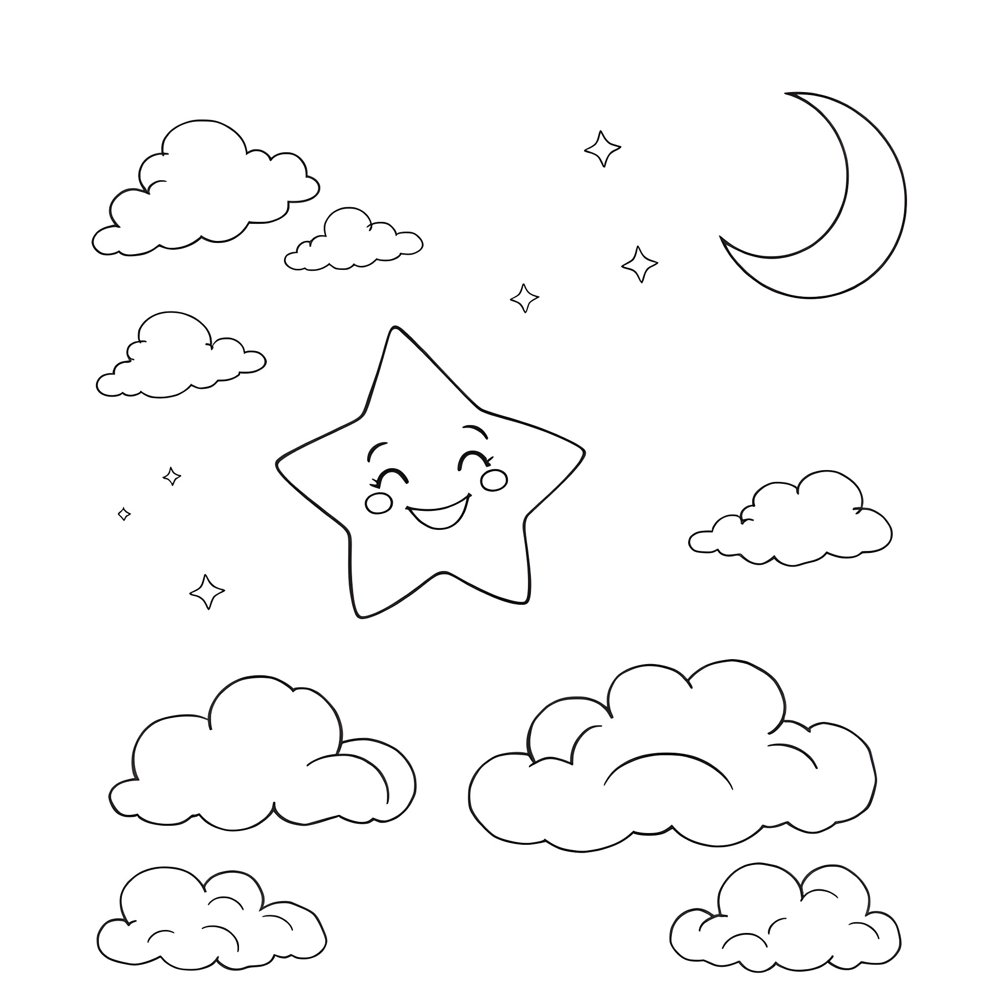 12 Best Star Coloring Pages (Free Printable PDFs)