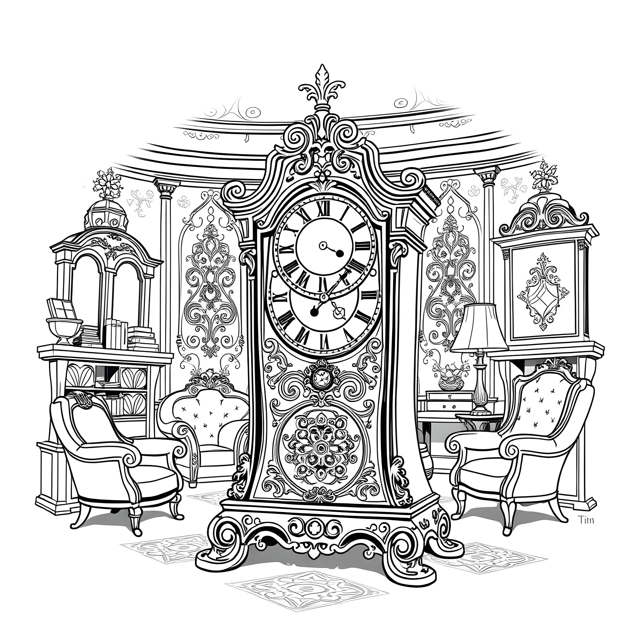 11 Best Cogsworth Coloring Pages (Free Printable PDFs)