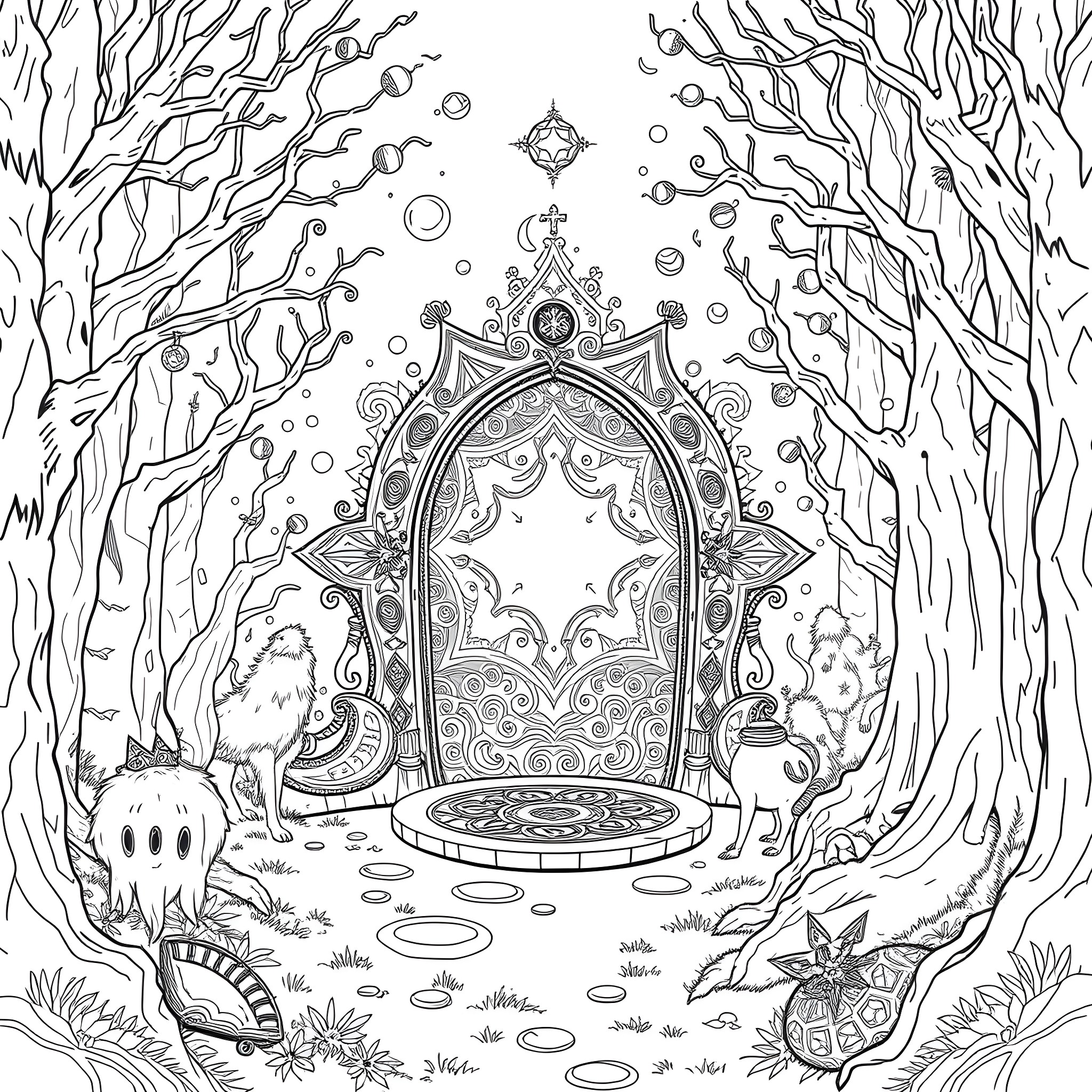 2 Best Magic Portal Coloring Pages (Free Printable PDFs)