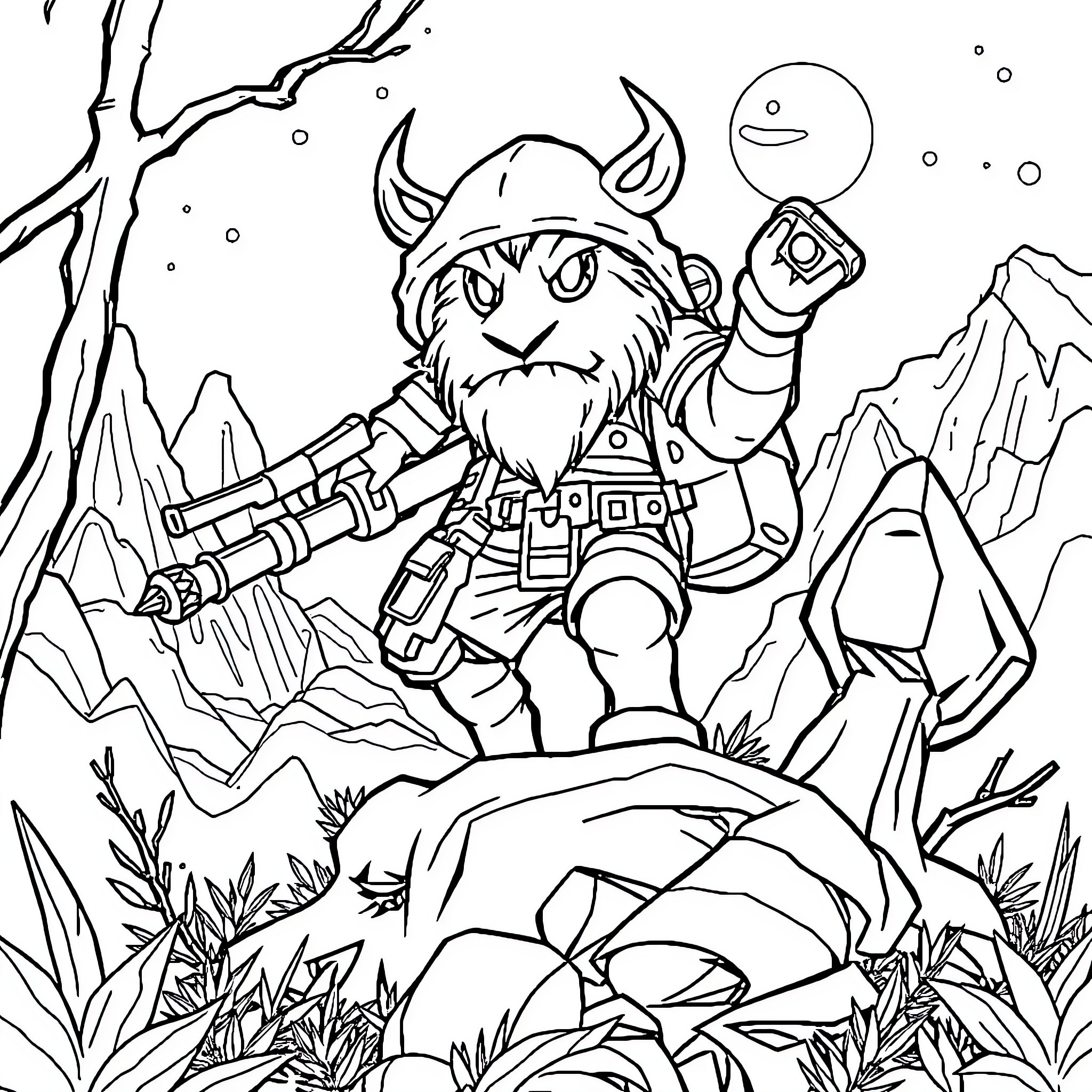 Best Huntrix Coloring Pages (Free Printable PDF)