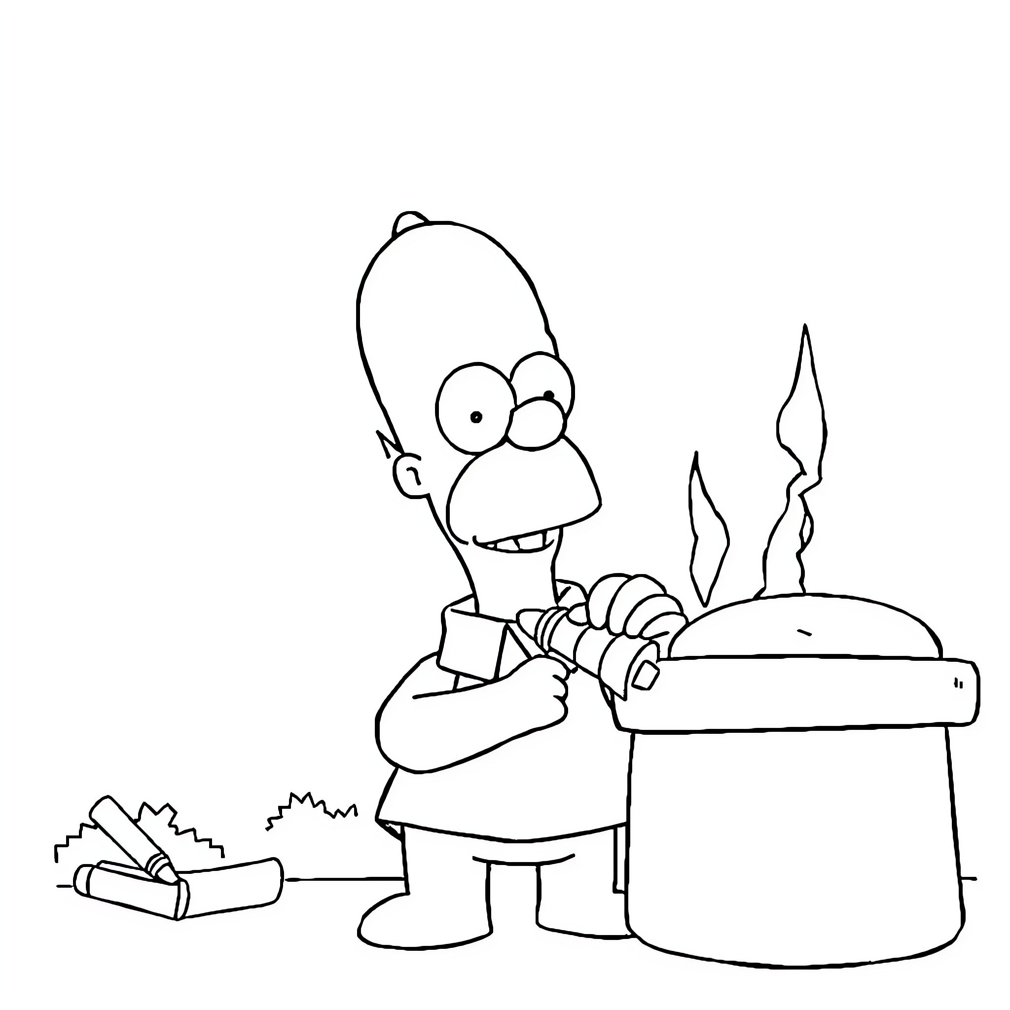 Best Homer Coloring Pages (Free Printable PDF)