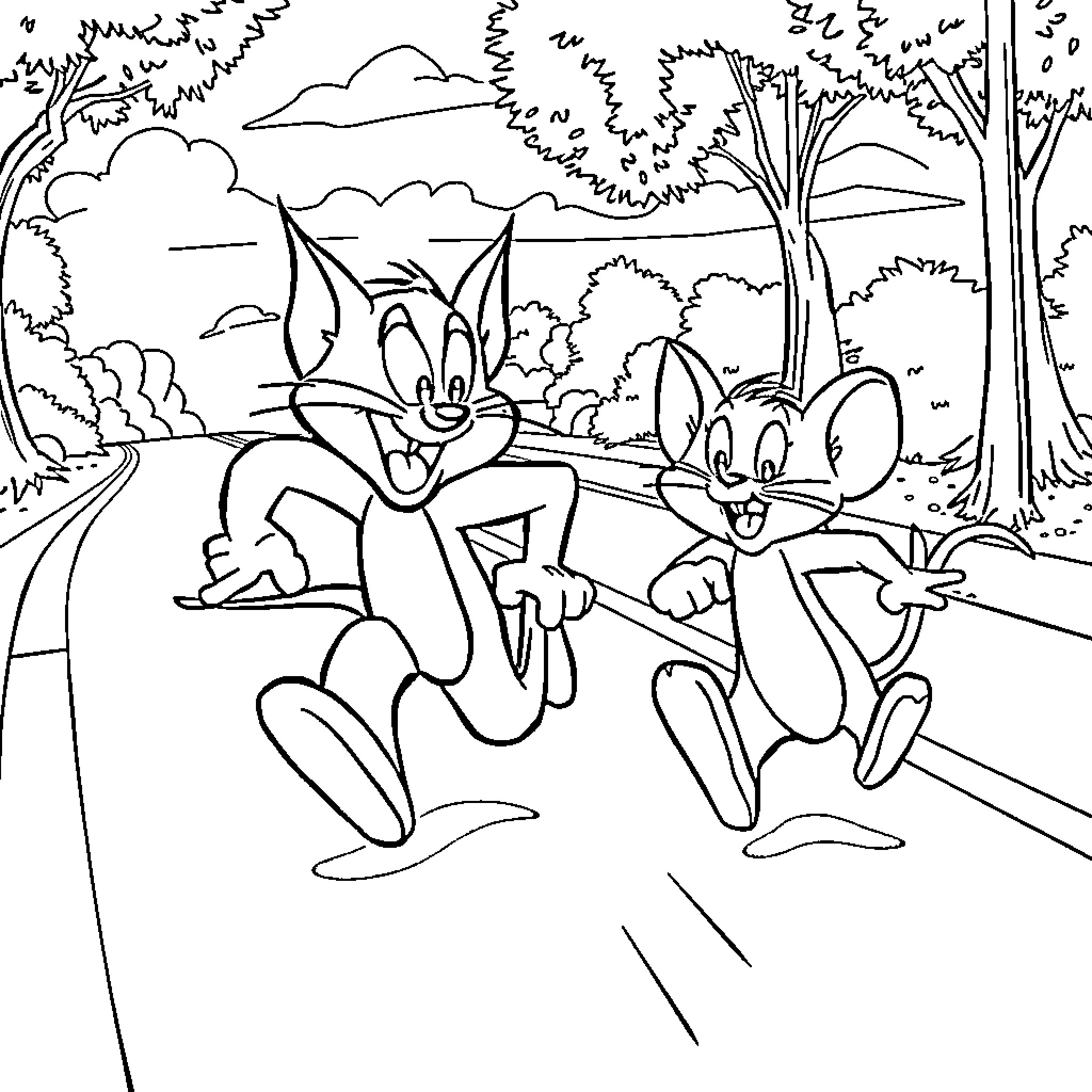 Best Jerry Coloring Pages (Free Printable PDF)