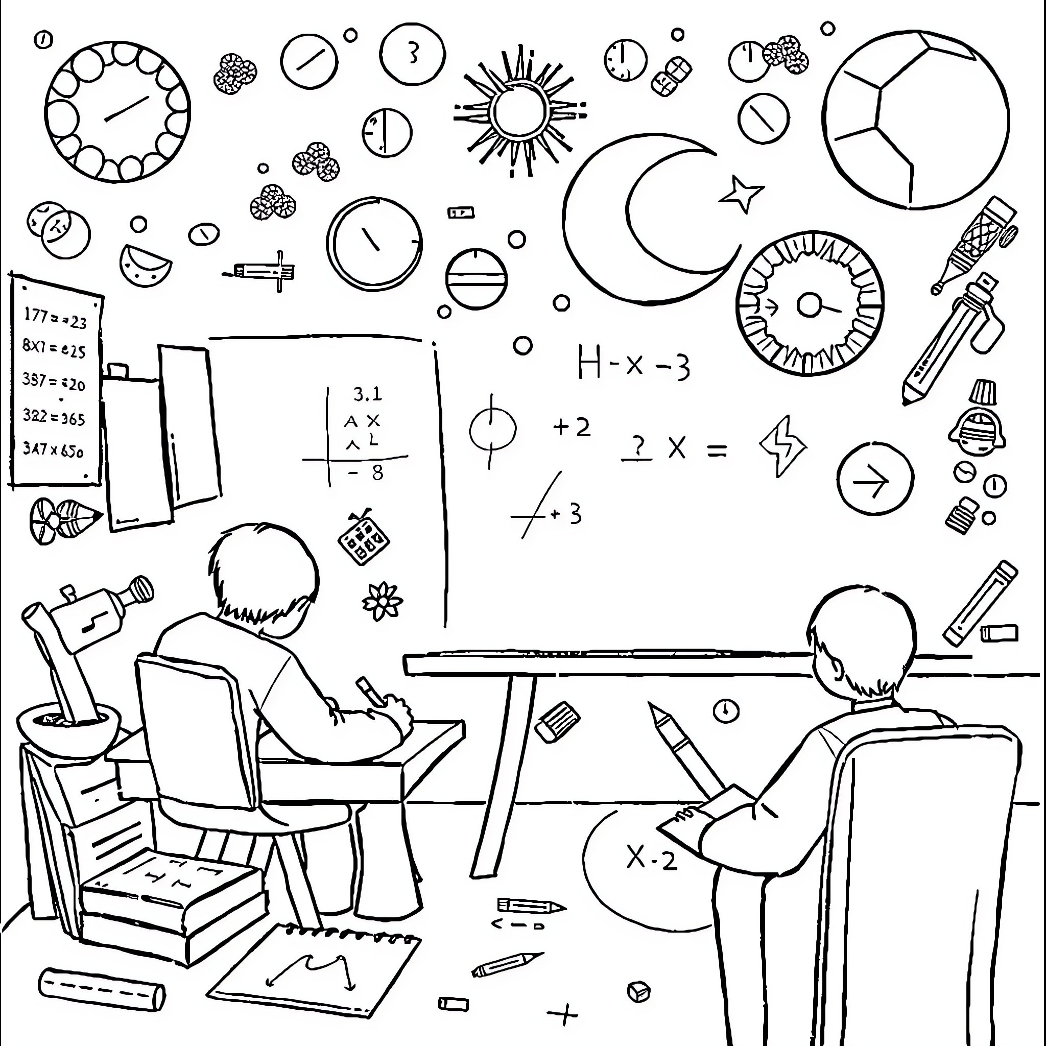 7 Best Mathematics Coloring Pages (Free Printable PDFs)