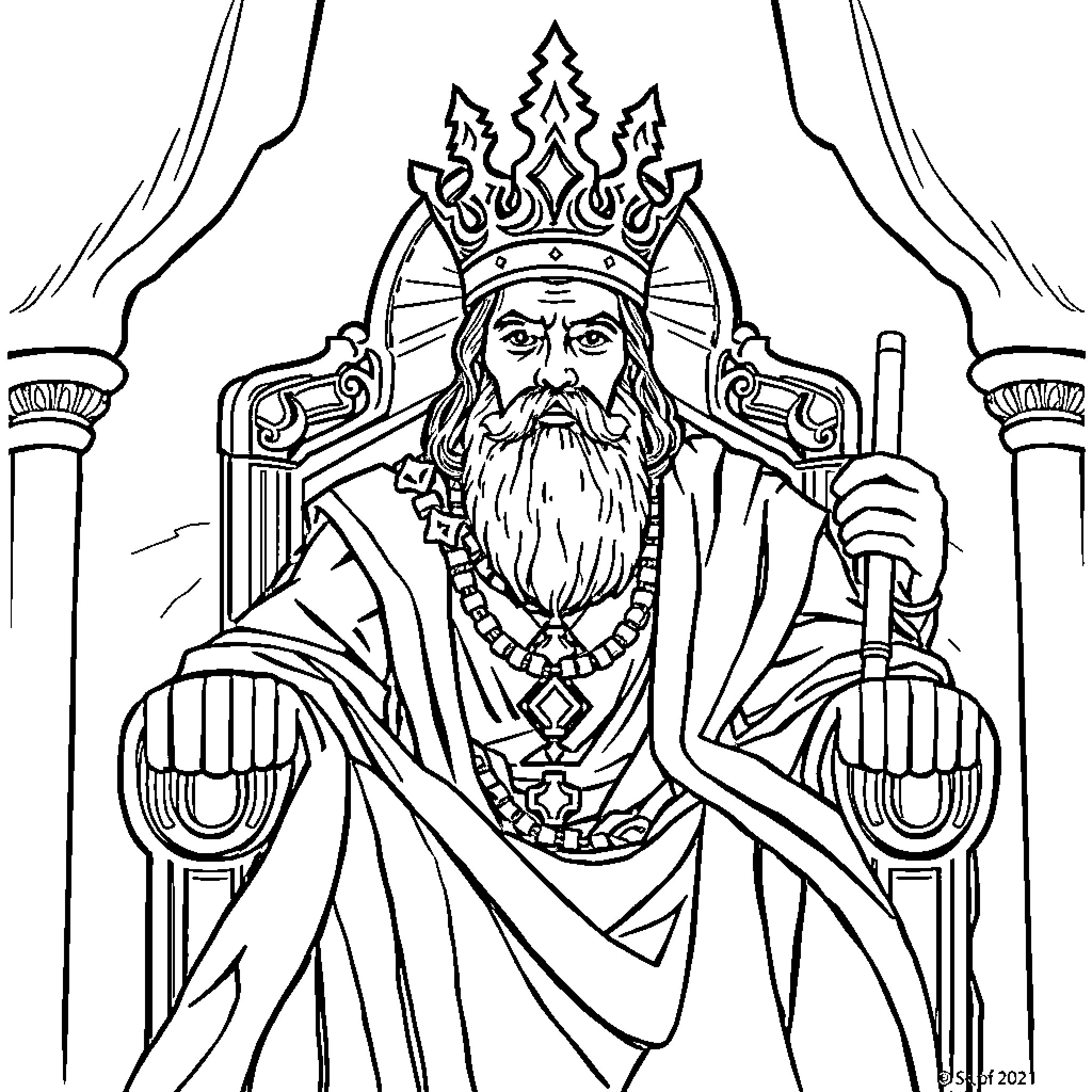 Best Salomon Coloring Pages (Free Printable PDF)