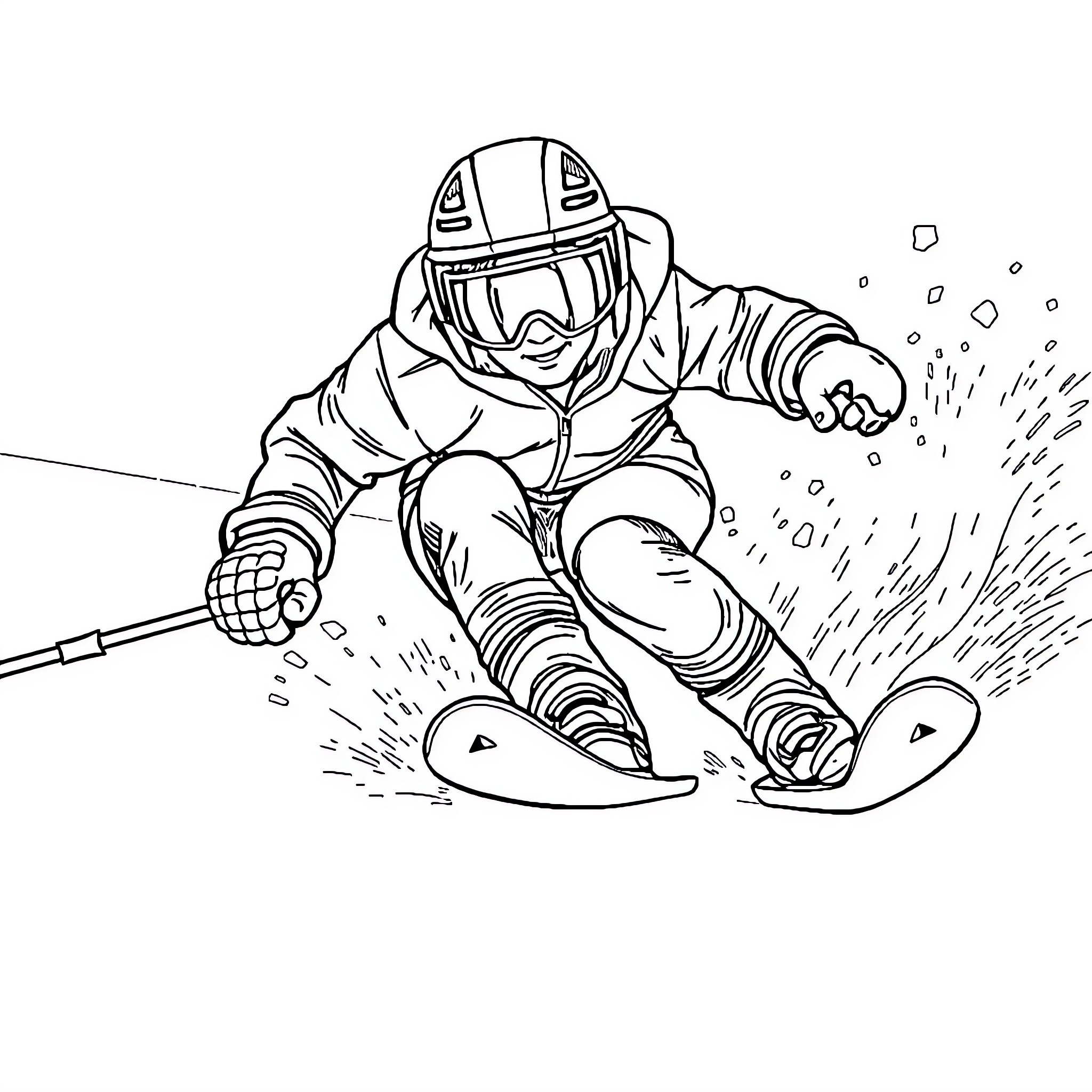 Best Skiing Coloring Pages (Free Printable PDF)