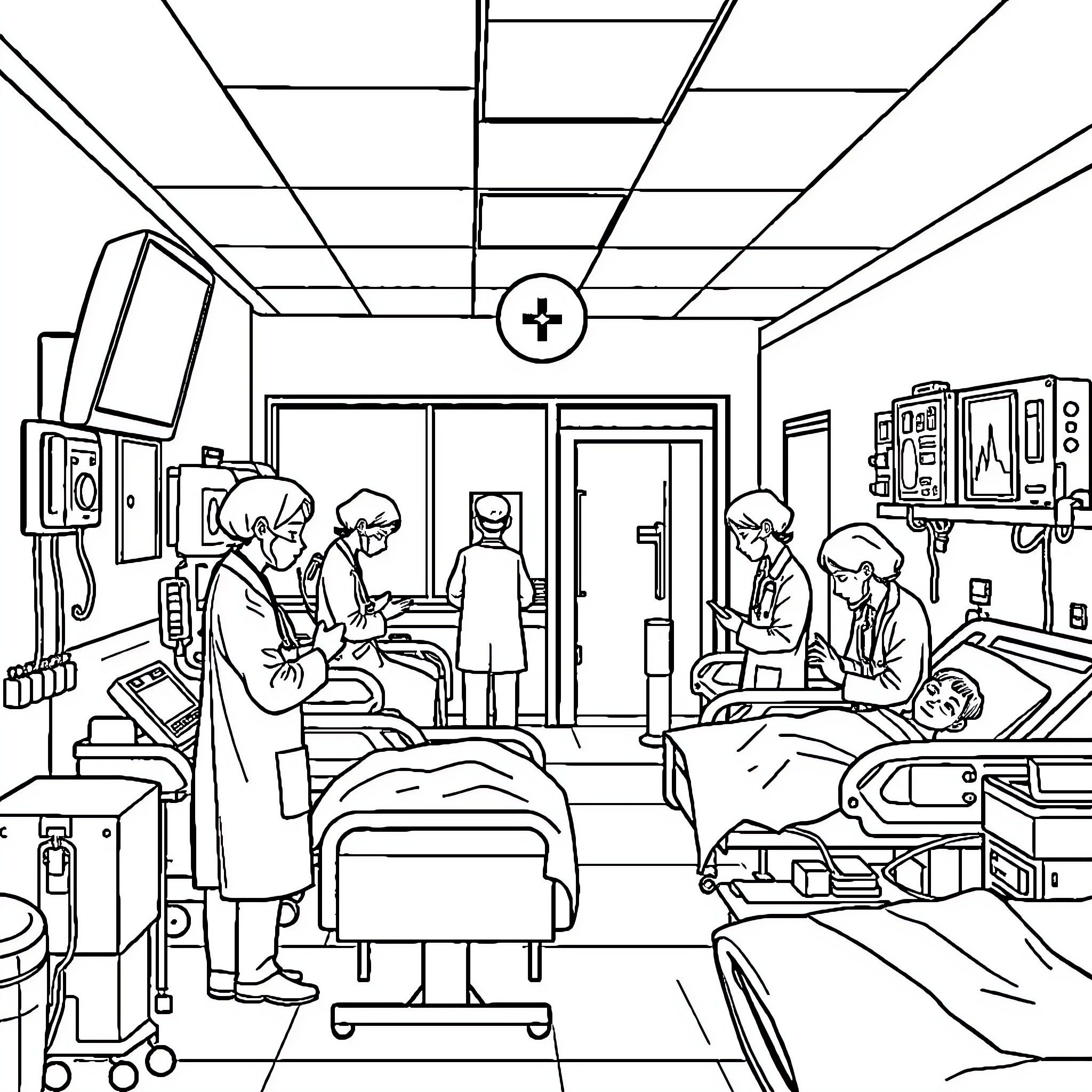 Best Hospital Coloring Pages (Free Printable PDF)