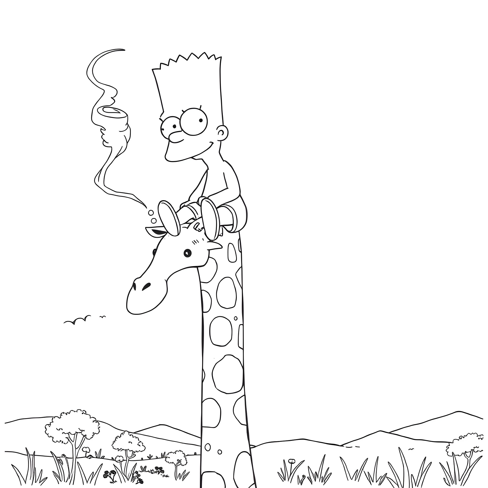 105 Best Bart Simpson Coloring Pages (Free Printable PDFs)
