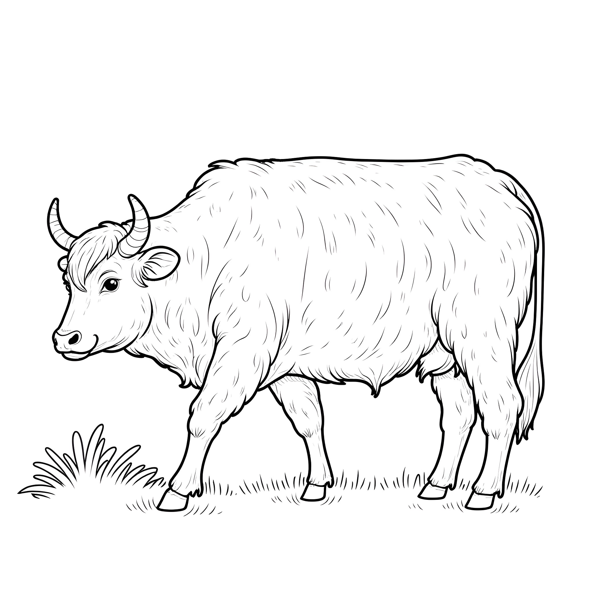 Best Highland Cow Coloring Pages (Free Printable PDF)