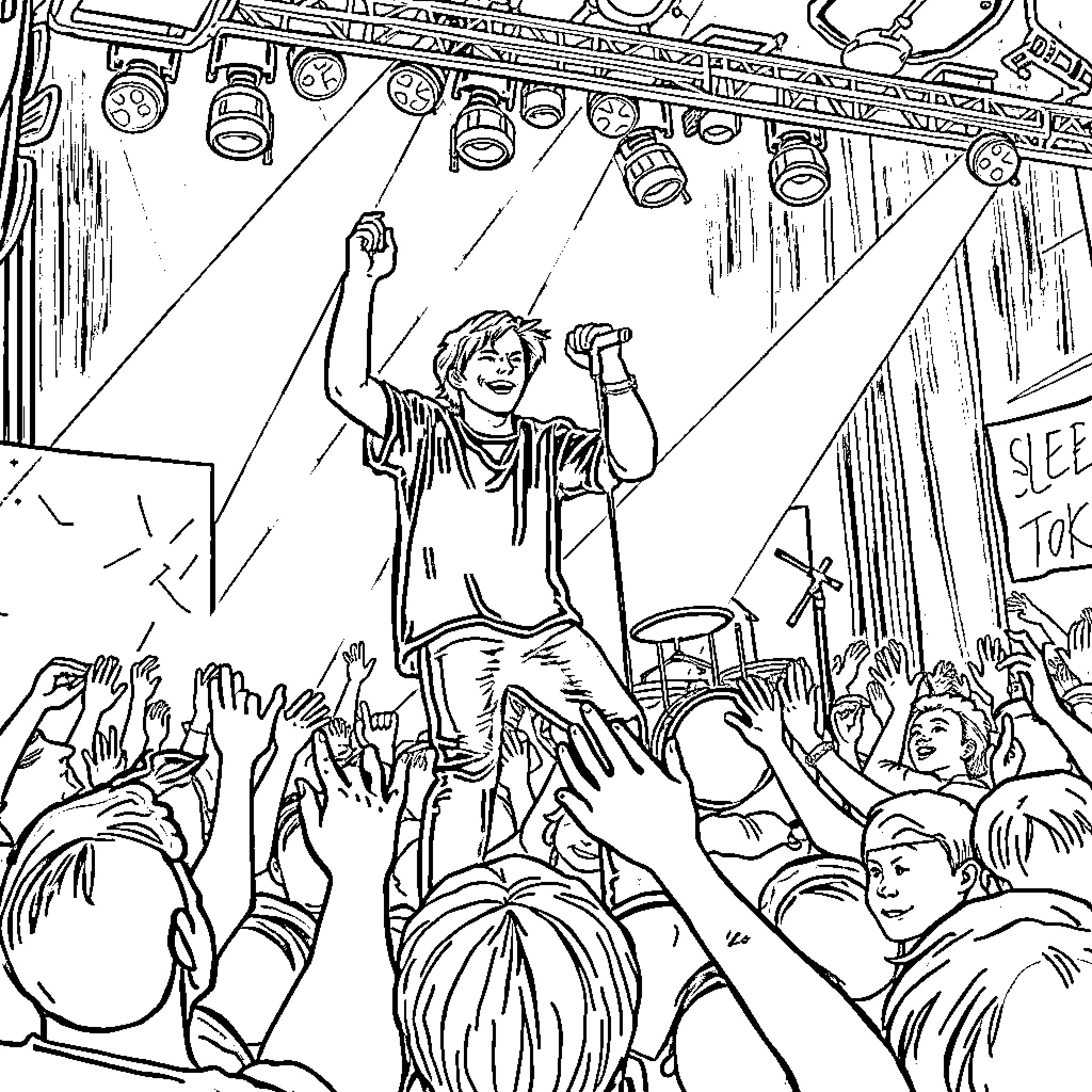 Best Sleep Token Coloring Pages (Free Printable PDF)