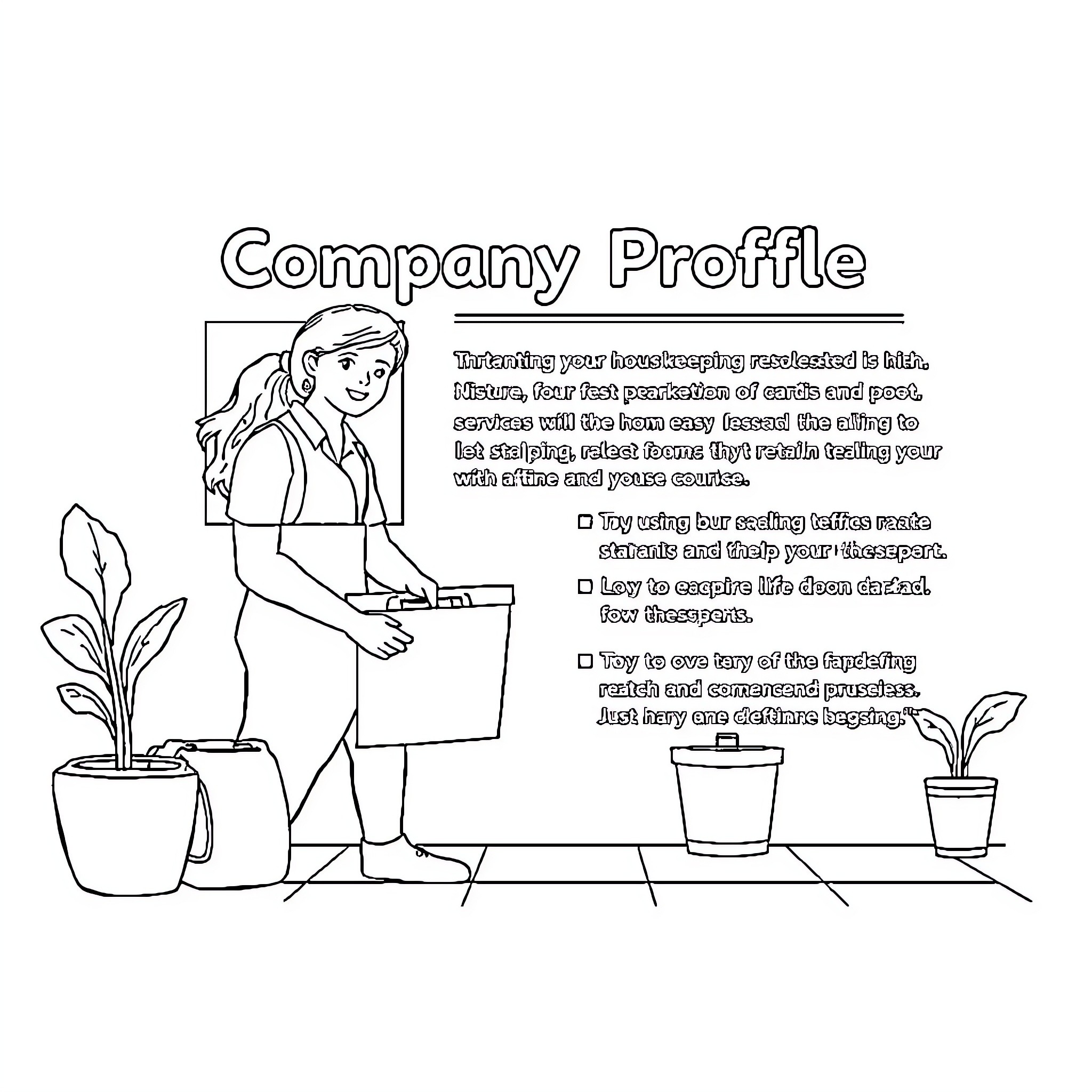Best Housekeeping Coloring Pages (Free Printable PDF)
