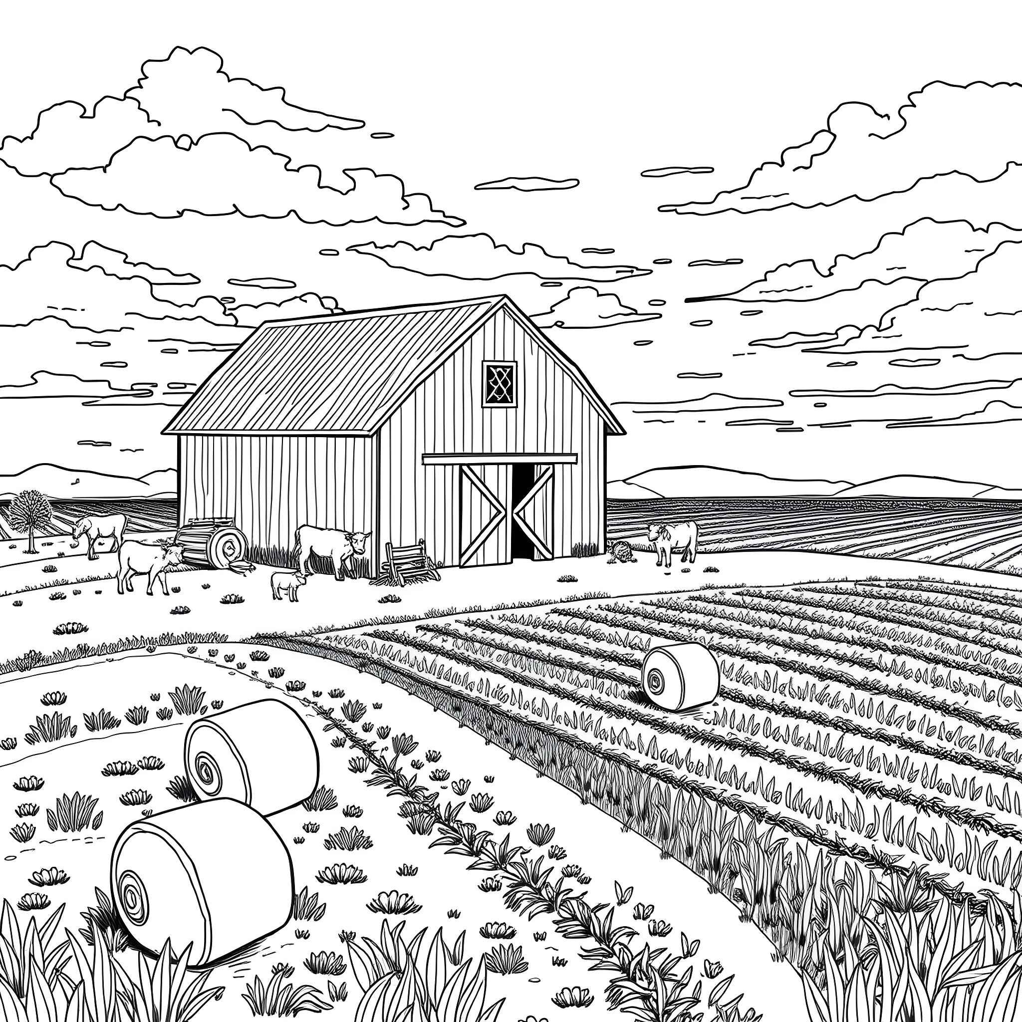 Best Farm Coloring Pages (Free Printable PDF)