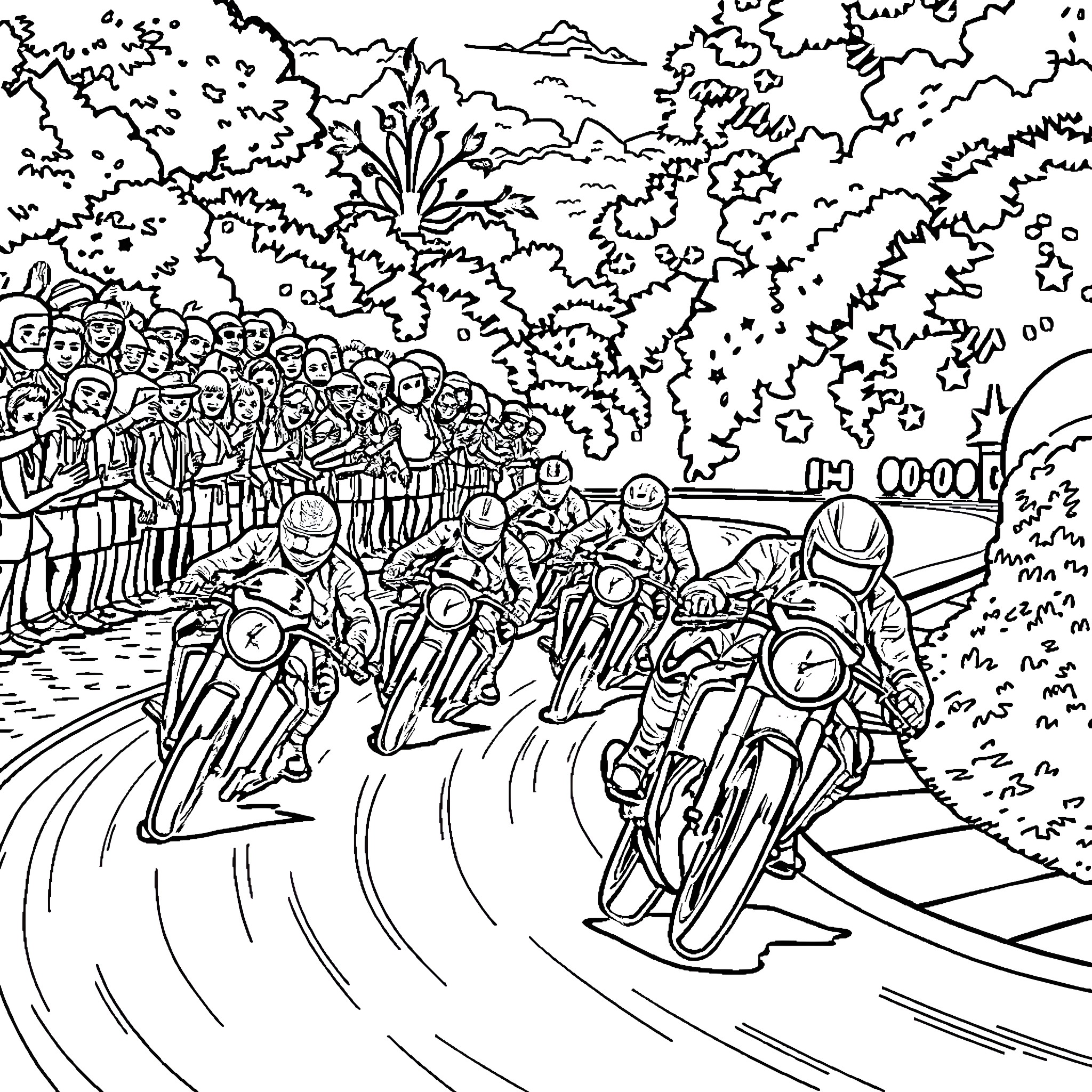 103 Best Motorcycle Coloring Pages (Free Printable PDFs)