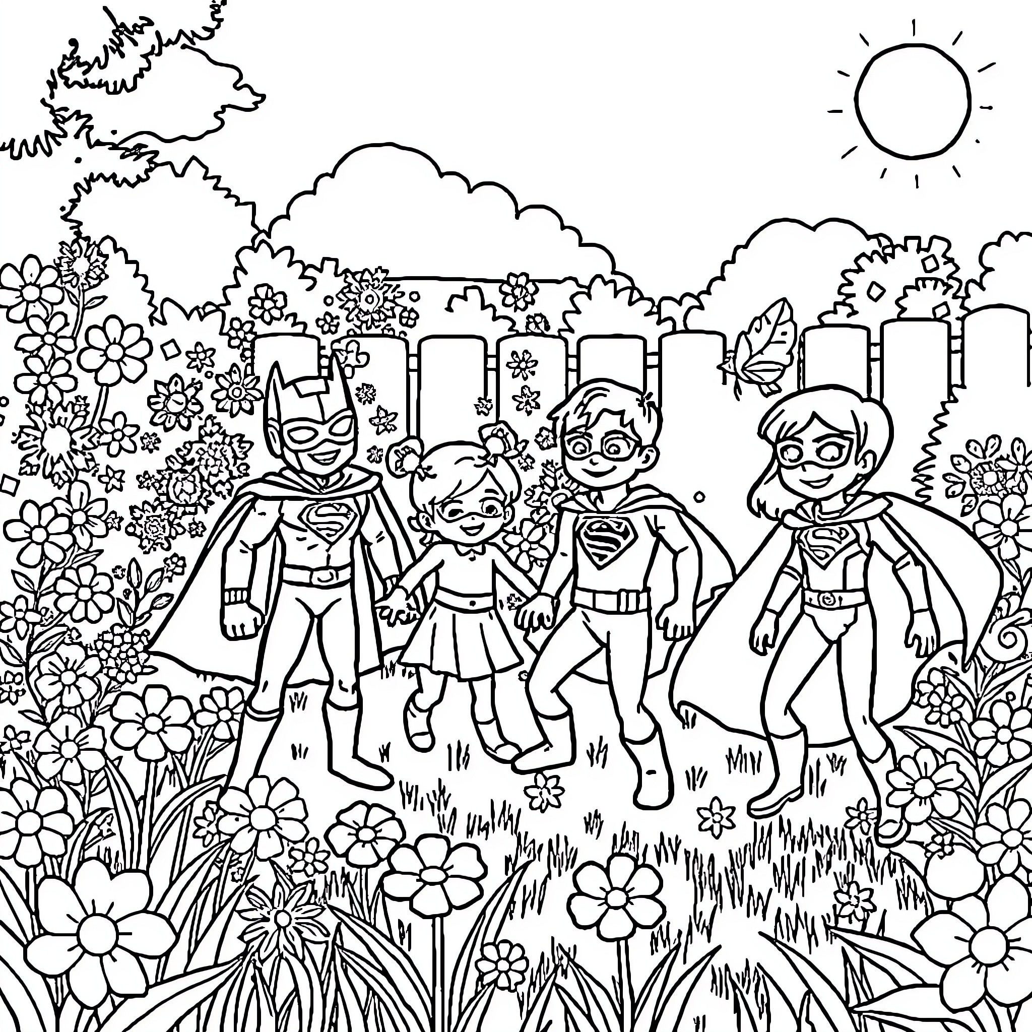 Best Superhero Coloring Pages (Free Printable PDF)