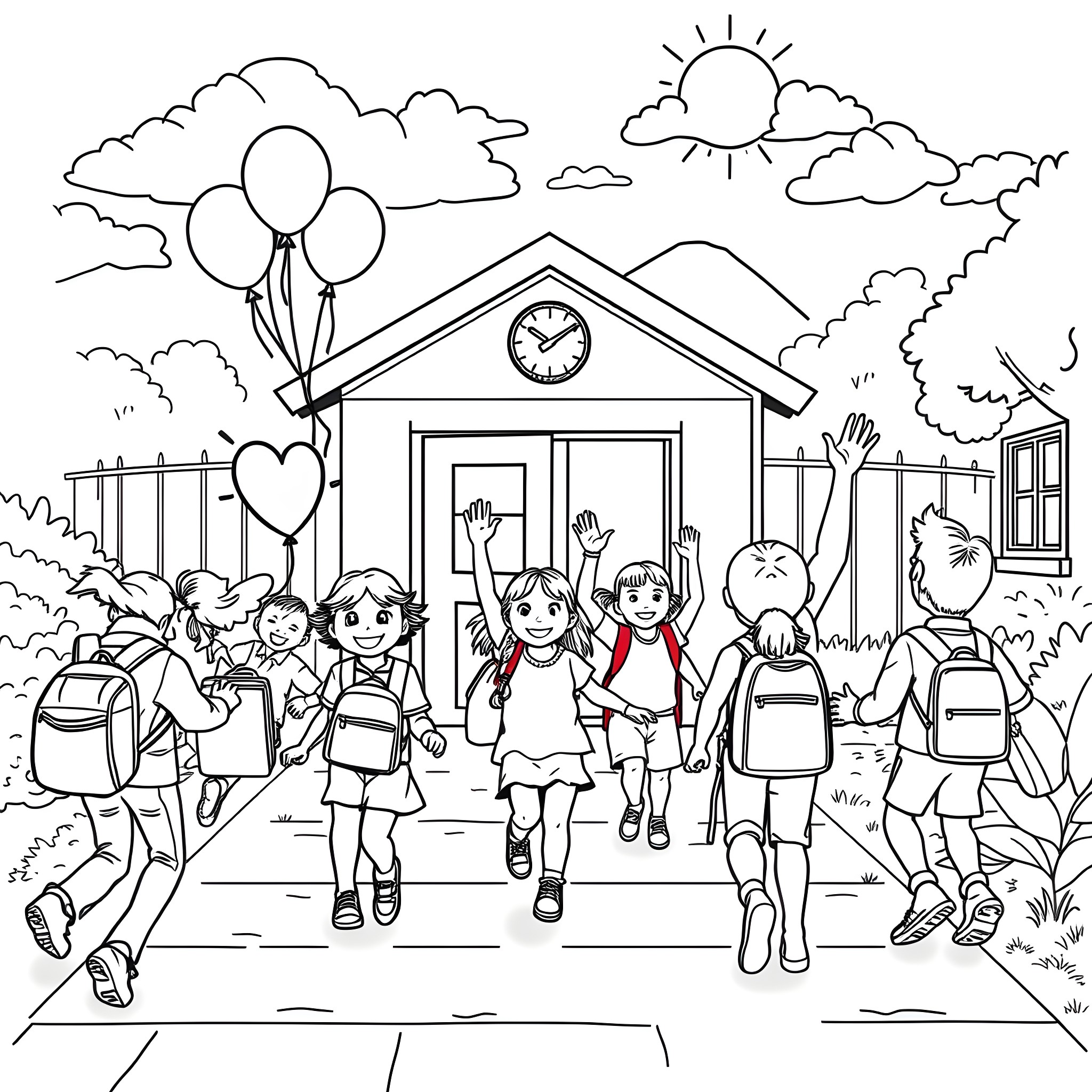 47 Best School Coloring Pages (Free Printable PDFs)