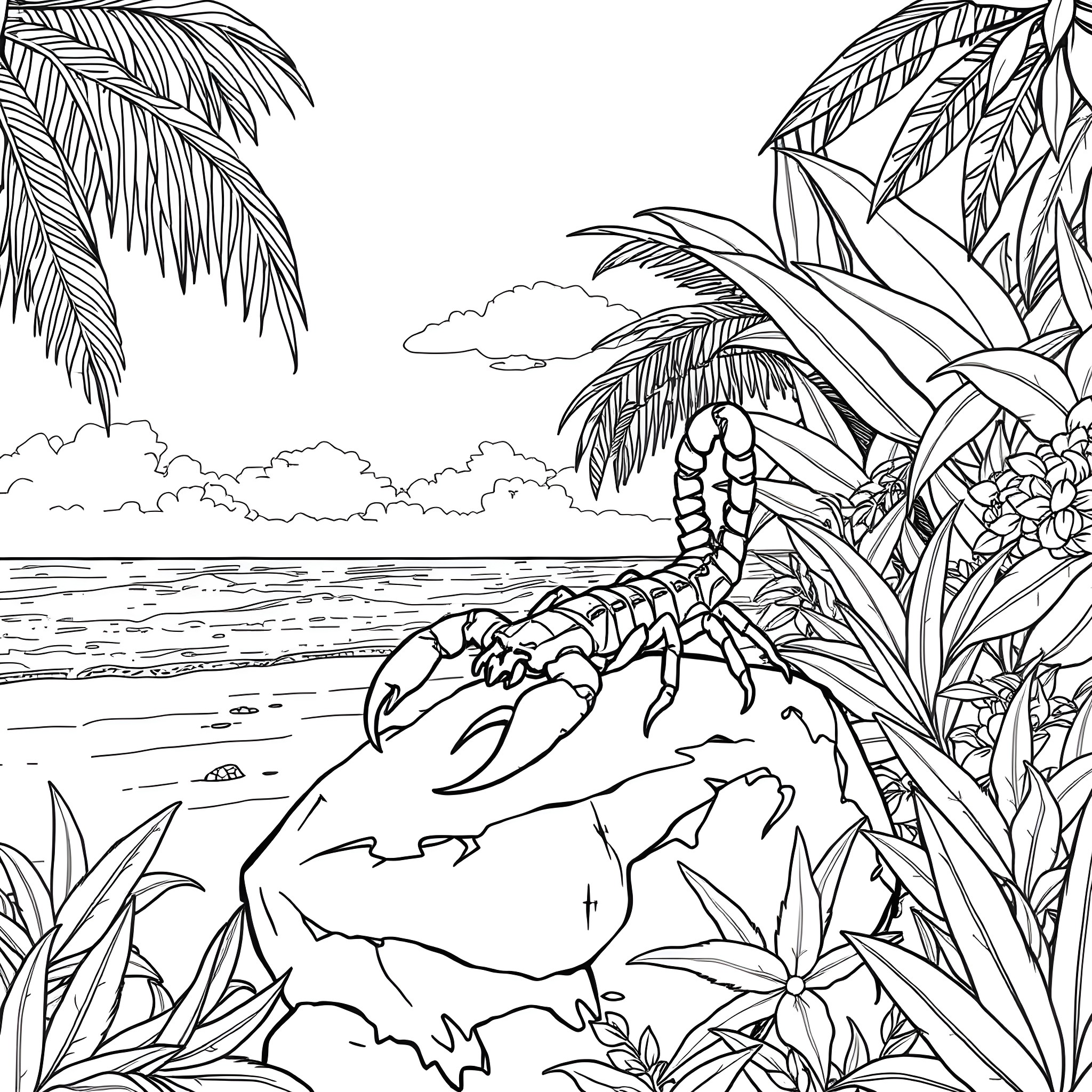 Best Scorpion Coloring Pages (Free Printable PDF)