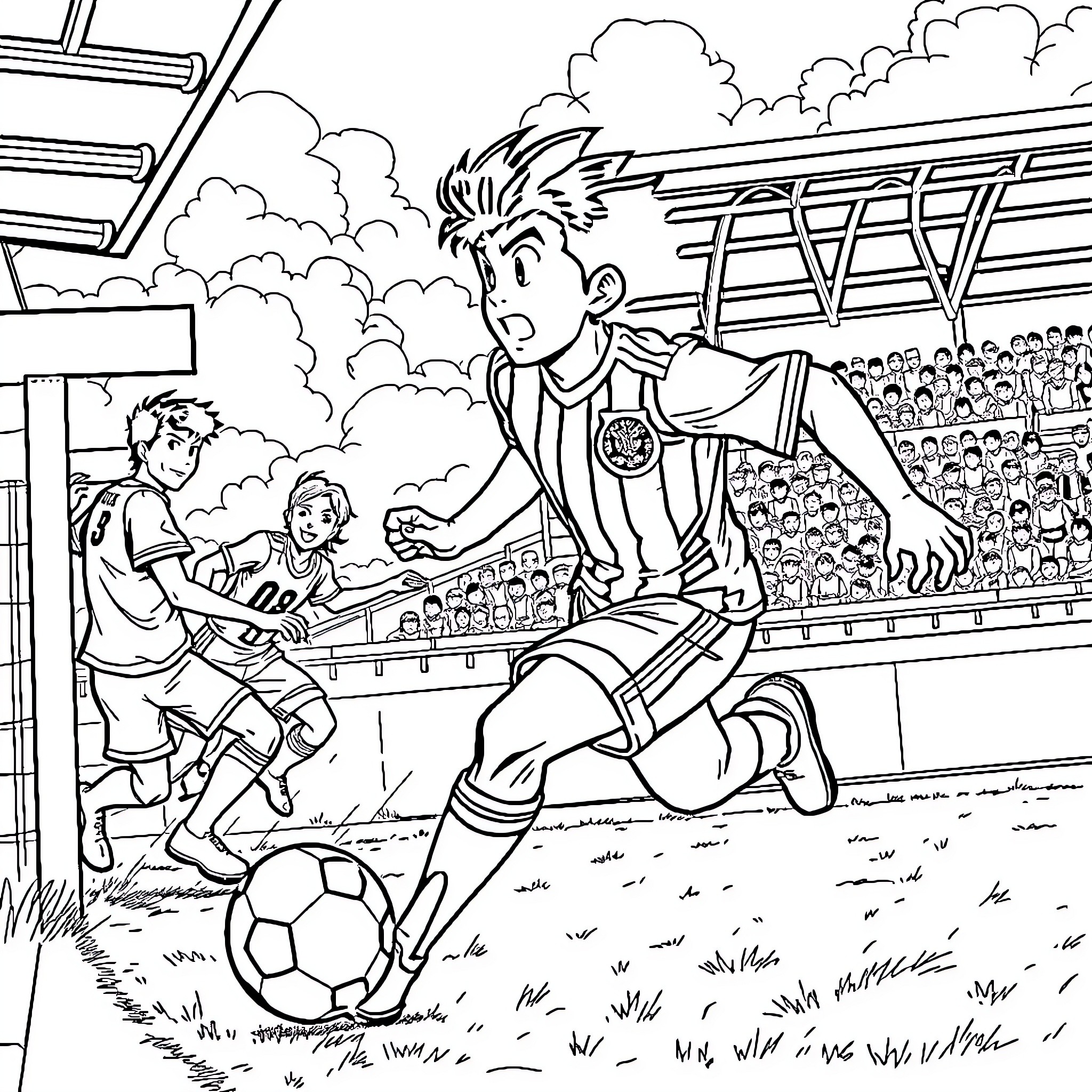 Best Capitan Tsubasa Coloring Pages (Free Printable PDF)