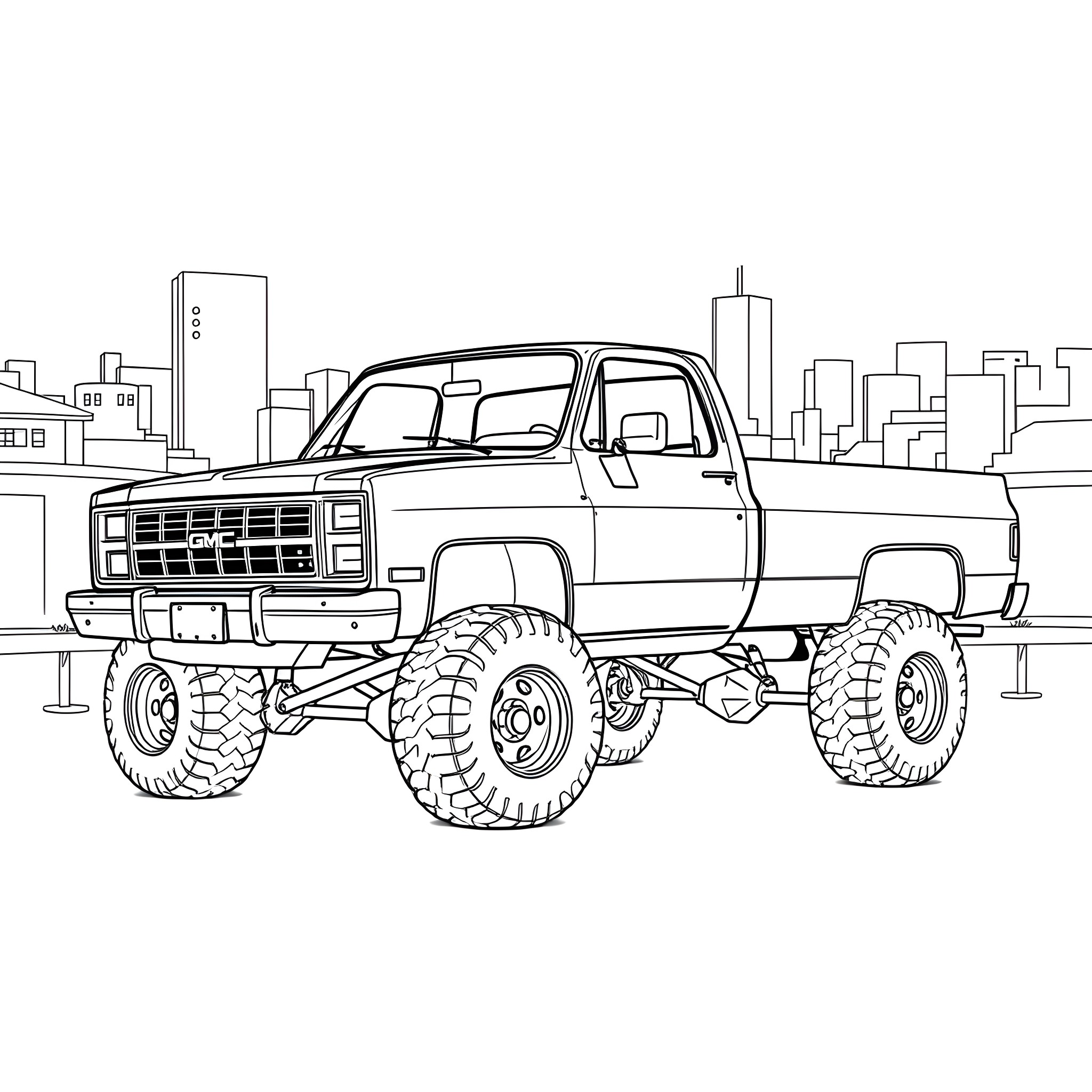 Best Gmc Coloring Pages (Free Printable PDF)