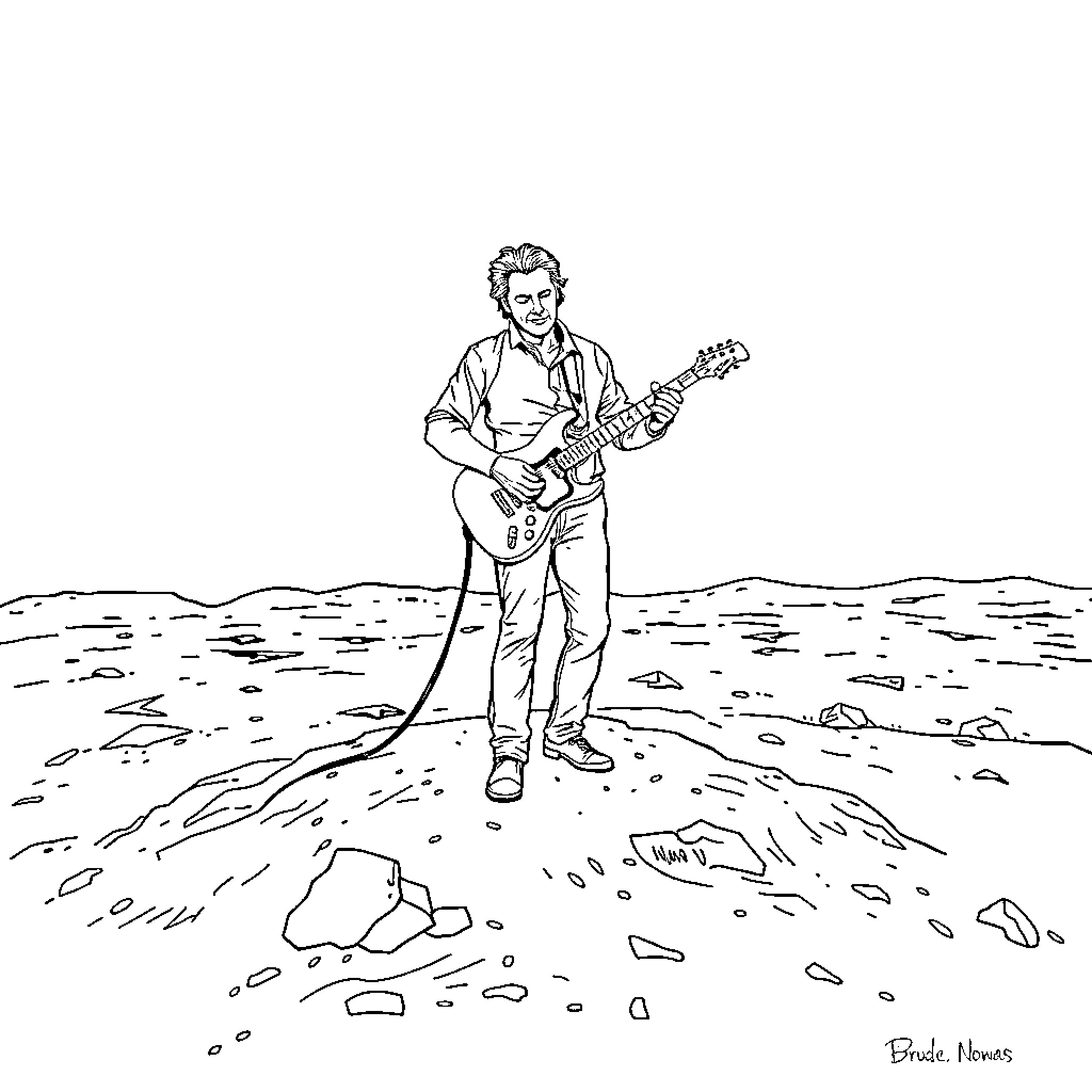 Best Bruce Springsteen Coloring Pages (Free Printable PDF)