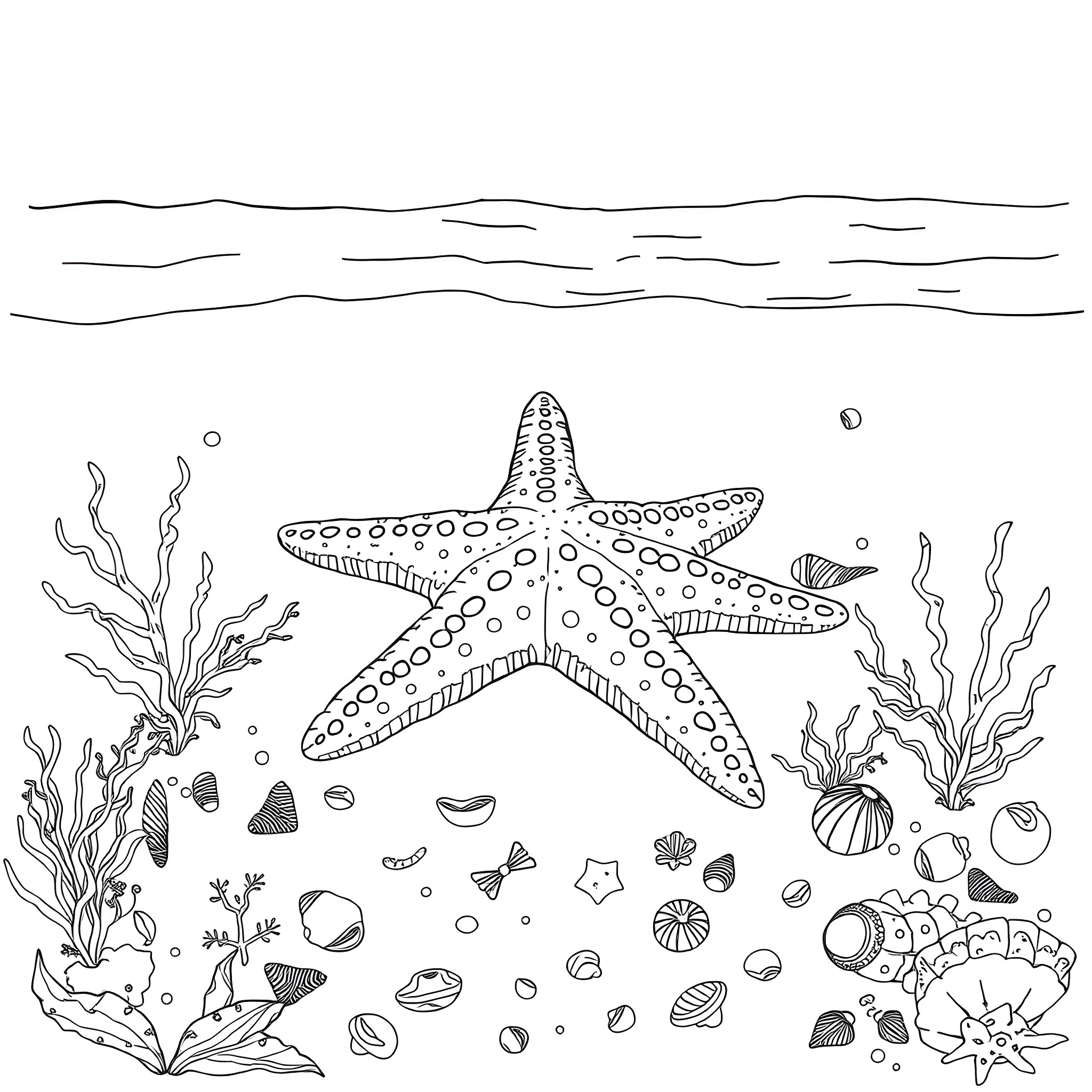 Best Starfish Coloring Pages (Free Printable PDF)