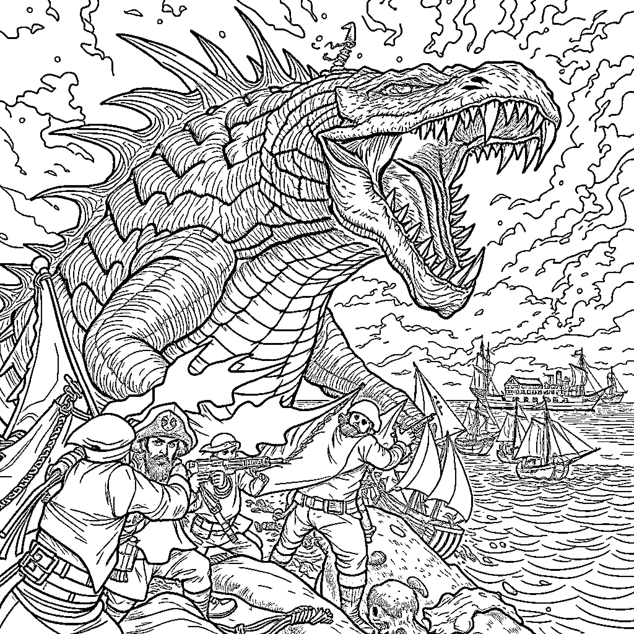Best Kraken Coloring Pages (Free Printable PDF)