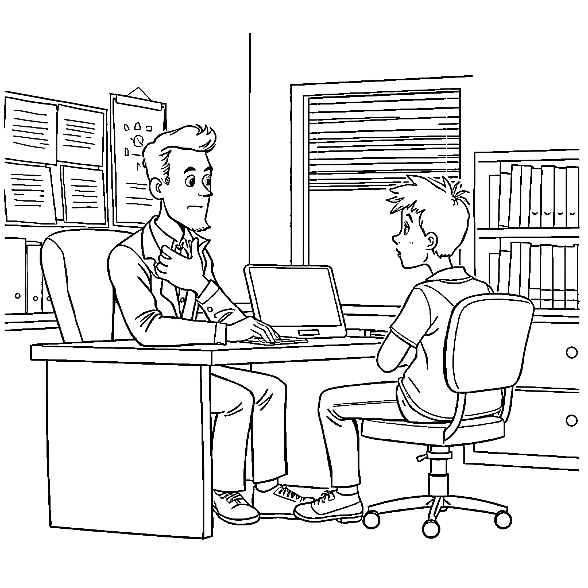 Best Counselor Coloring Pages (Free Printable PDF)