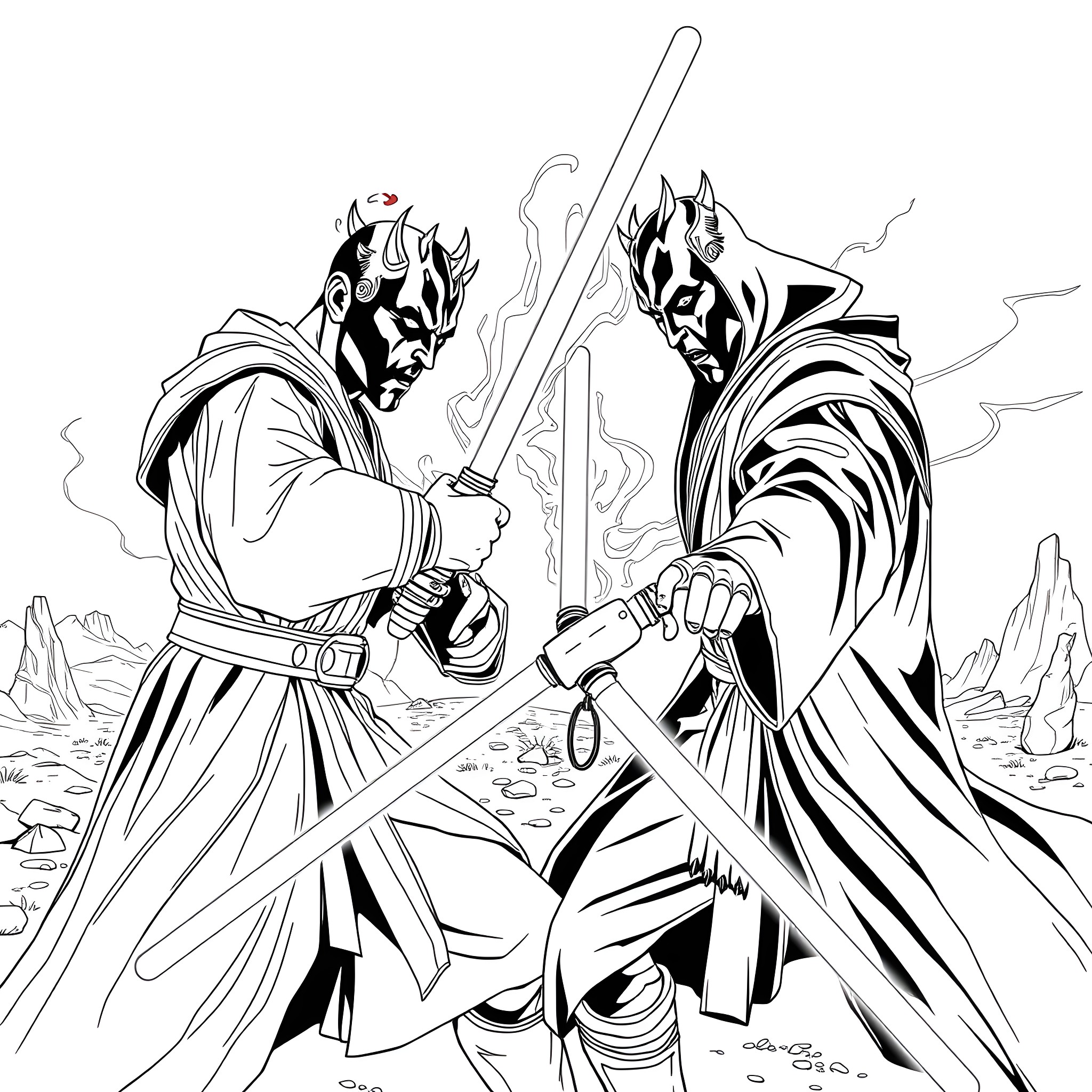 Best Darth Maul Coloring Pages (Free Printable PDF)