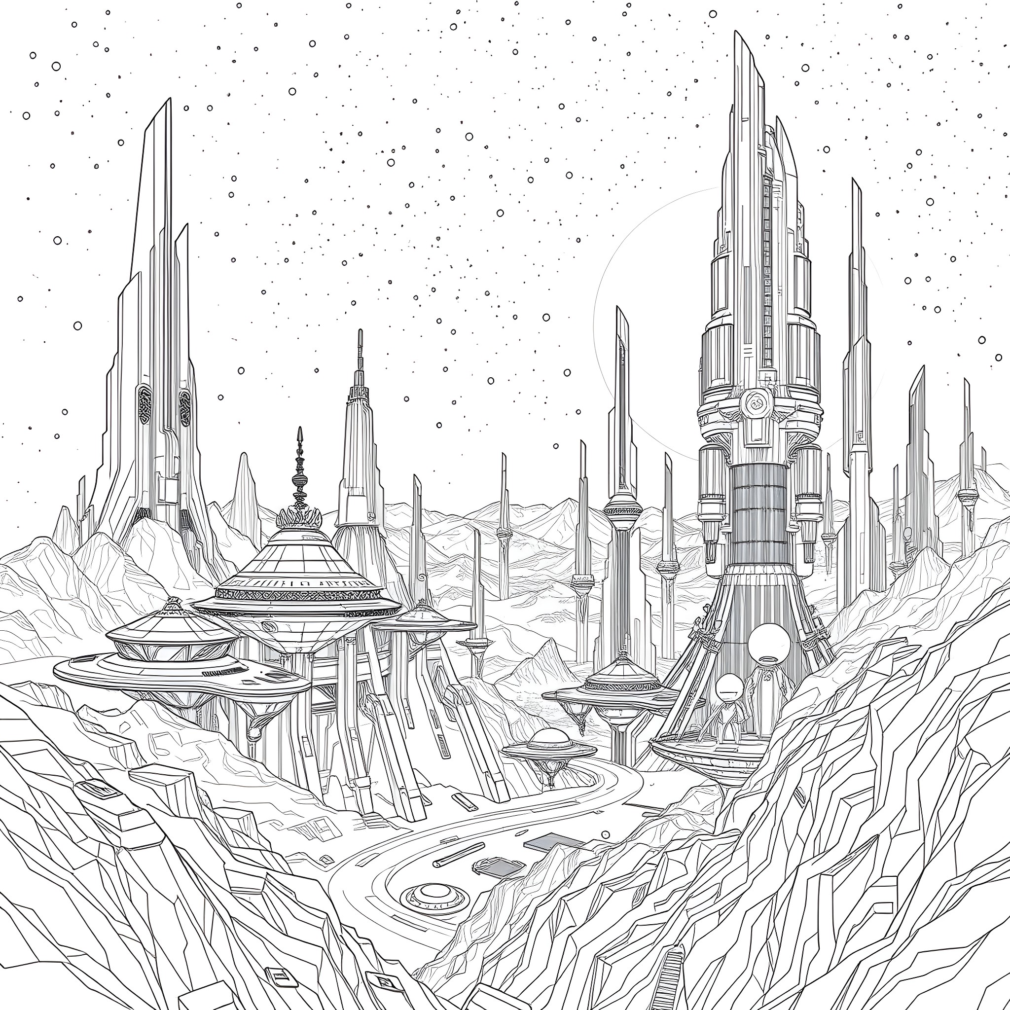 65 Best Galaxy Coloring Pages (Free Printable PDFs)