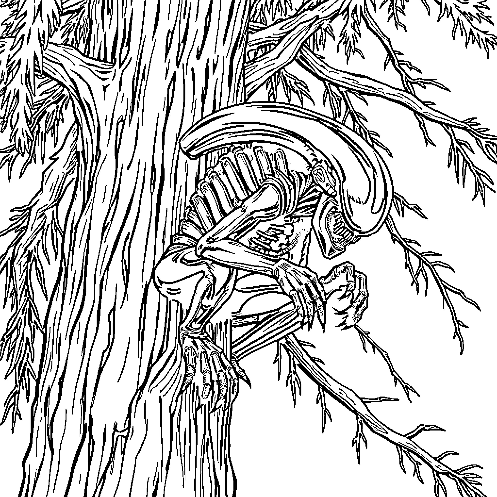 Best Xenomorph Coloring Pages (Free Printable PDF)