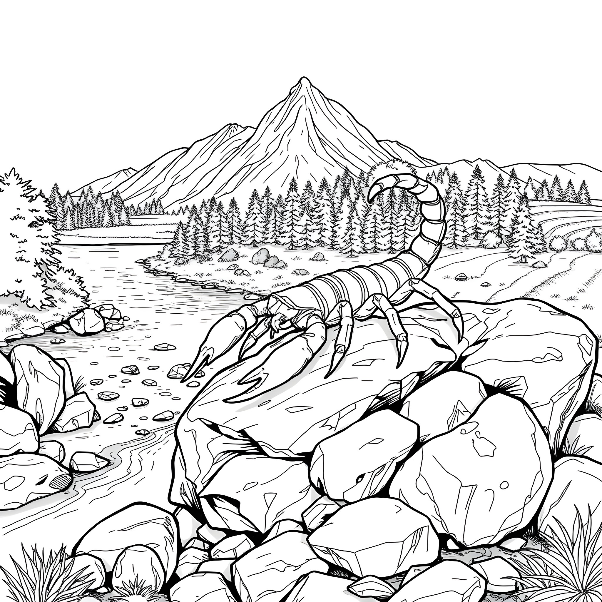 Best Scorpion Coloring Pages (Free Printable PDF)