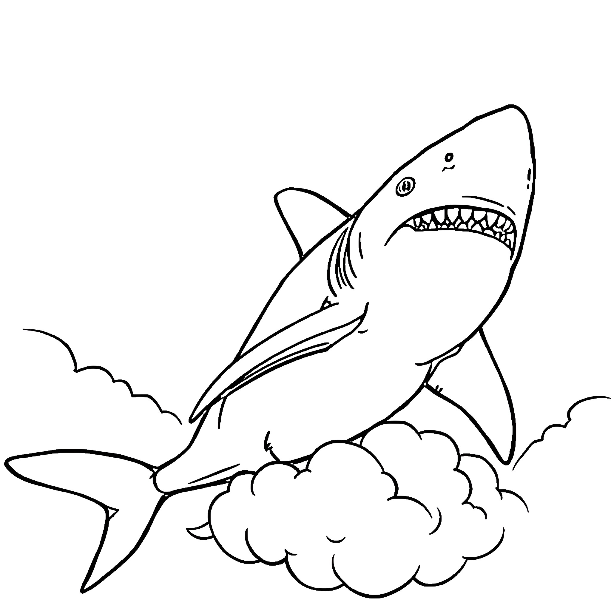 Best Shark Coloring Pages (Free Printable PDF)