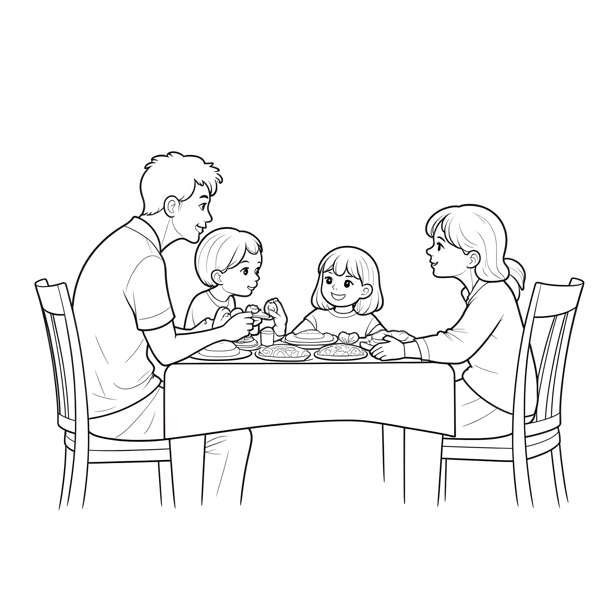 254 Best Family Coloring Pages (Free Printable PDFs)