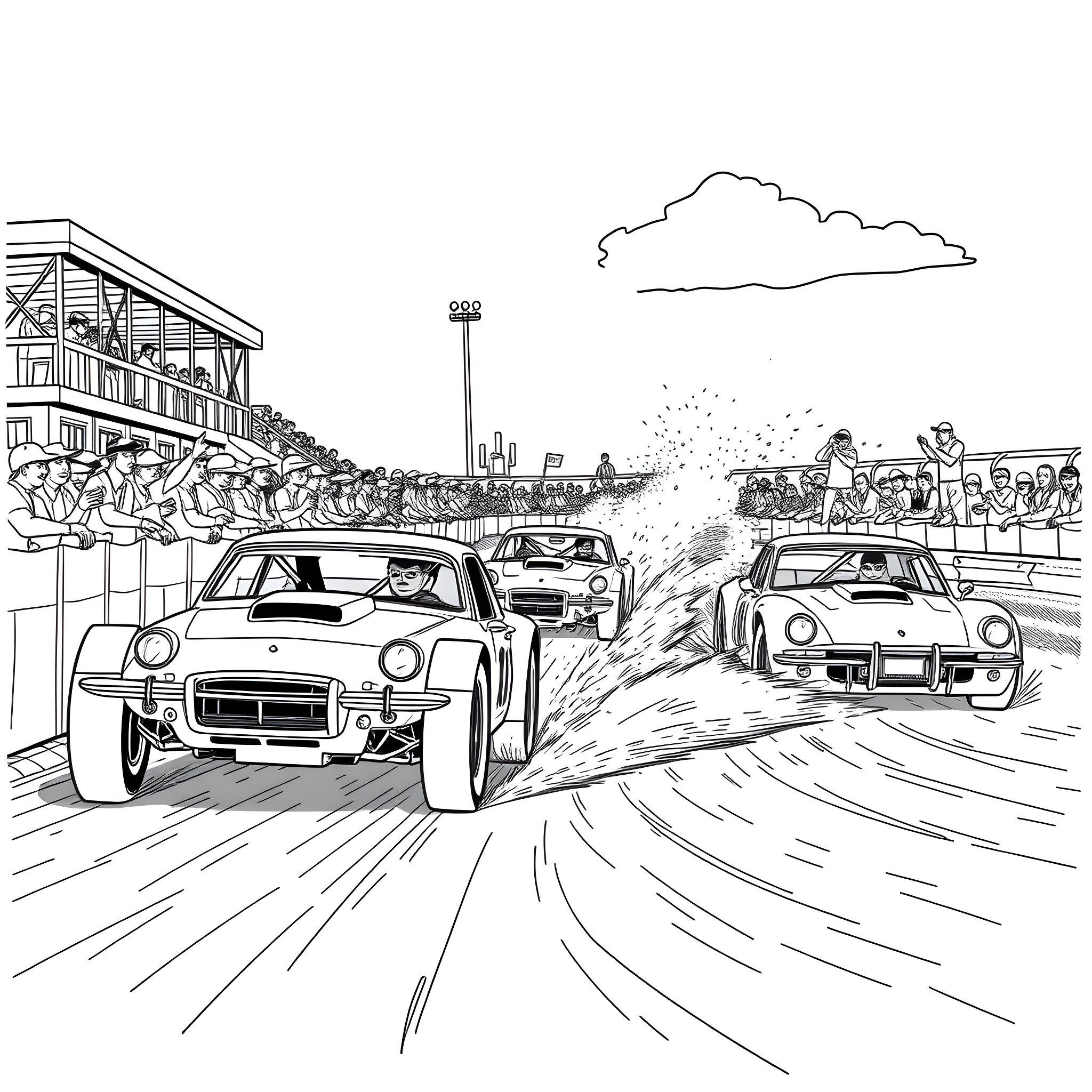 2 Best Banger Racing Coloring Pages (Free Printable PDFs)