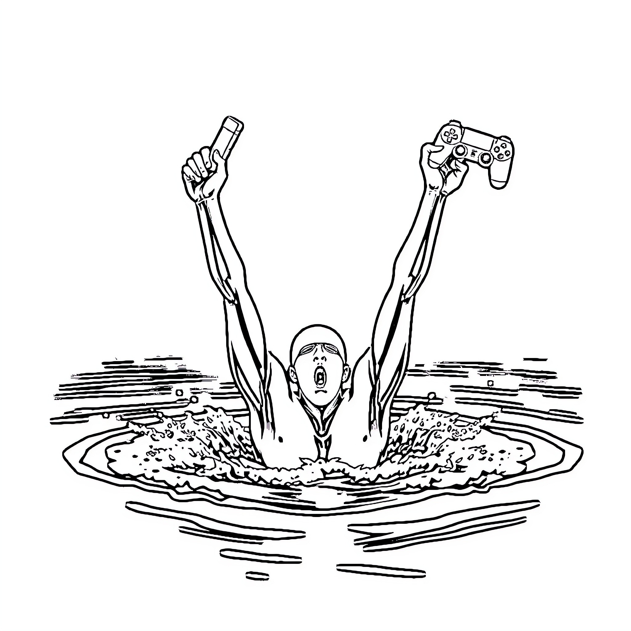 9 Best Swimmer Coloring Pages (Free Printable PDFs)