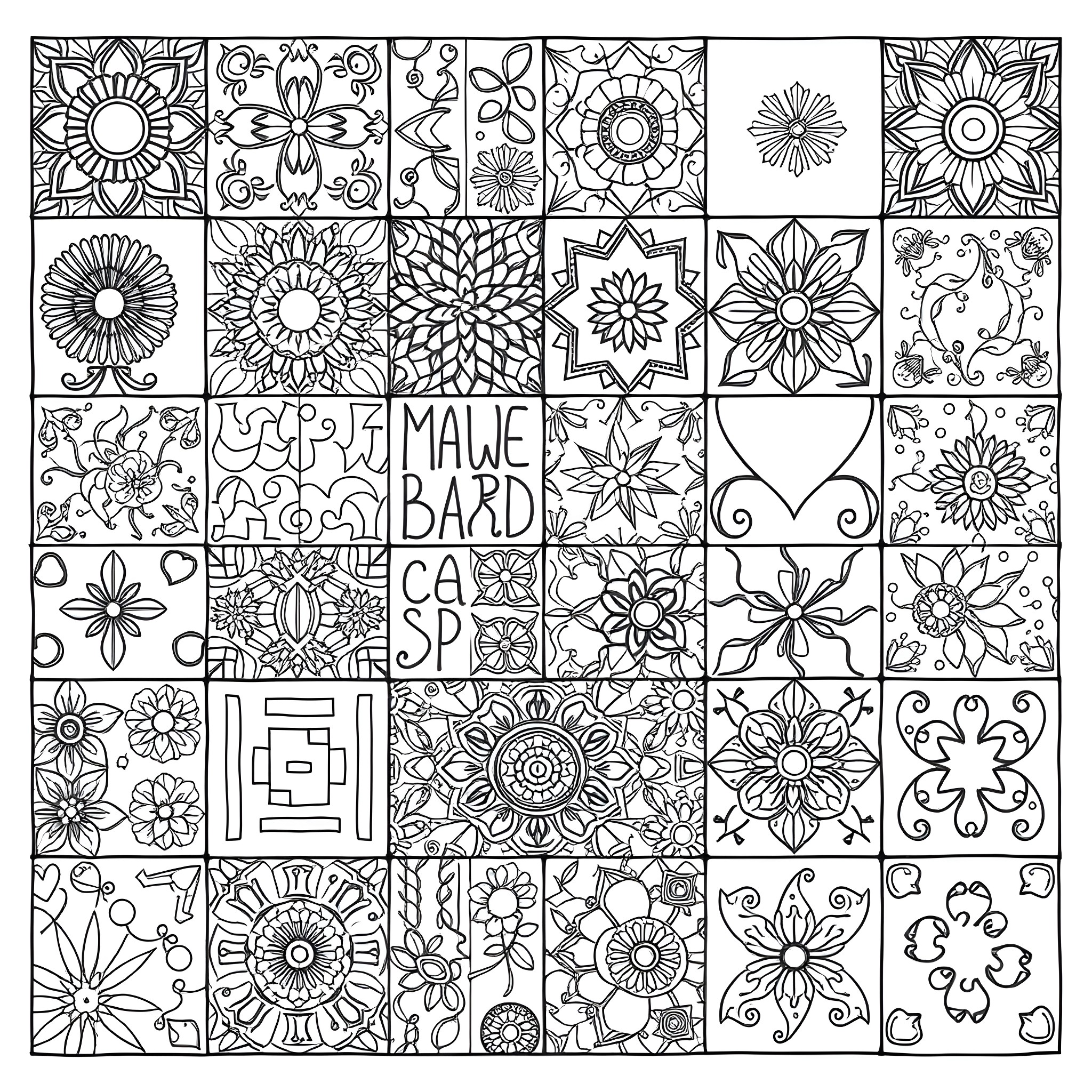 120 Best Patchwork Coloring Pages (Free Printable PDFs)
