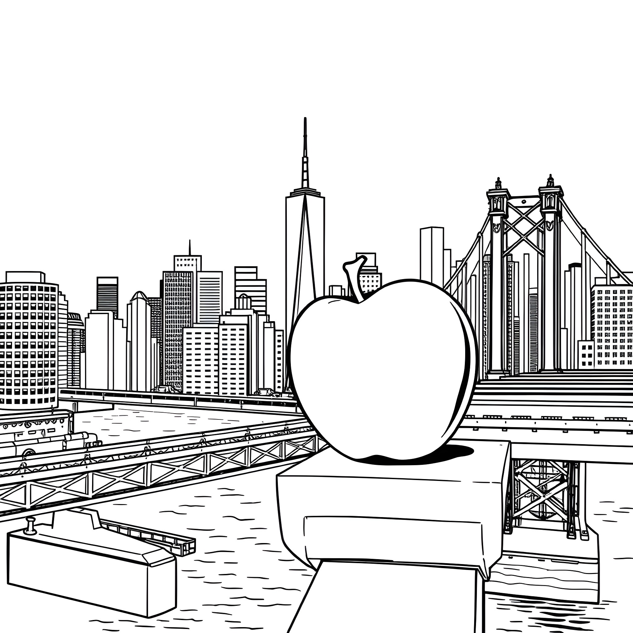 Best Apple Coloring Pages (Free Printable PDF)