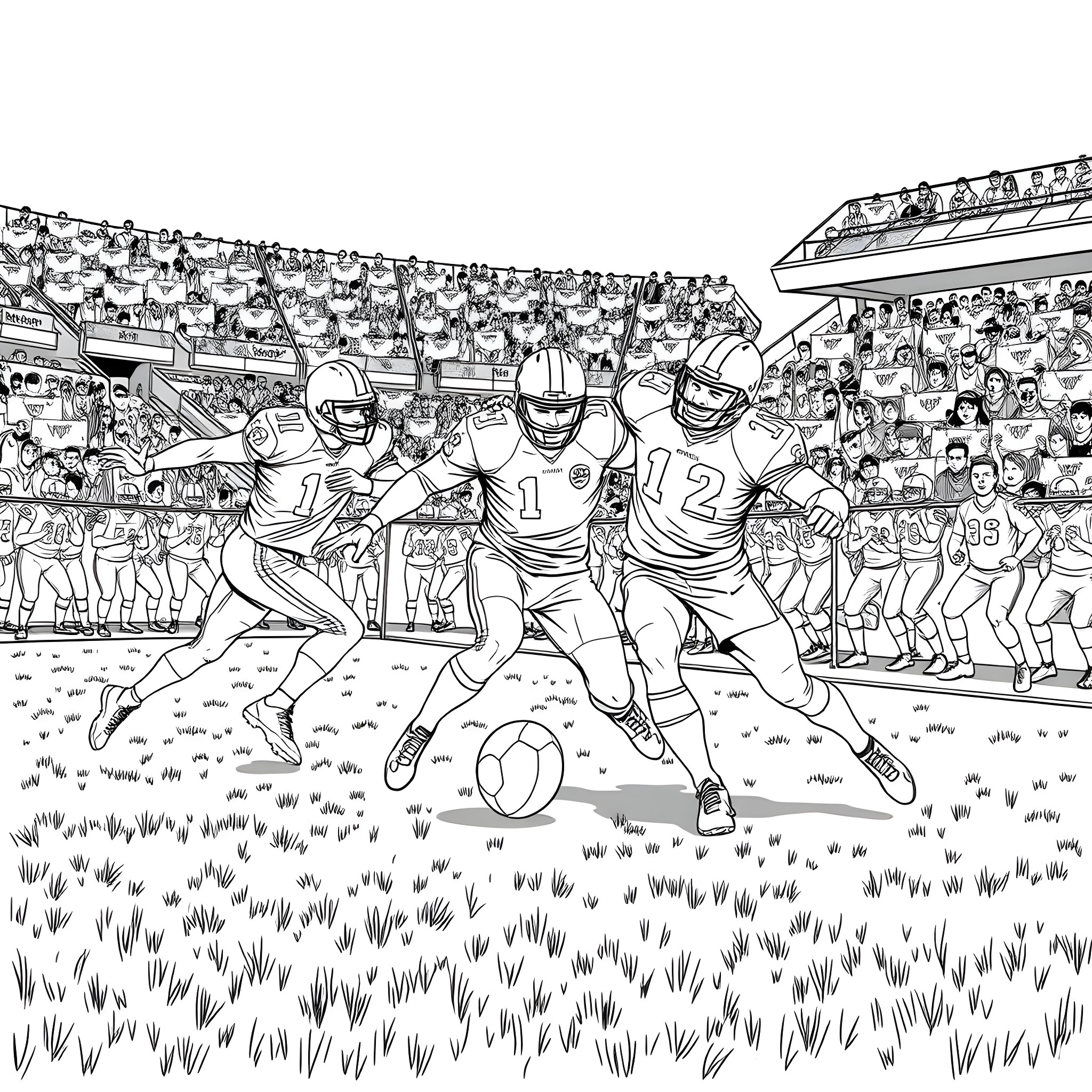 179 Best Football Coloring Pages (Free Printable PDFs)