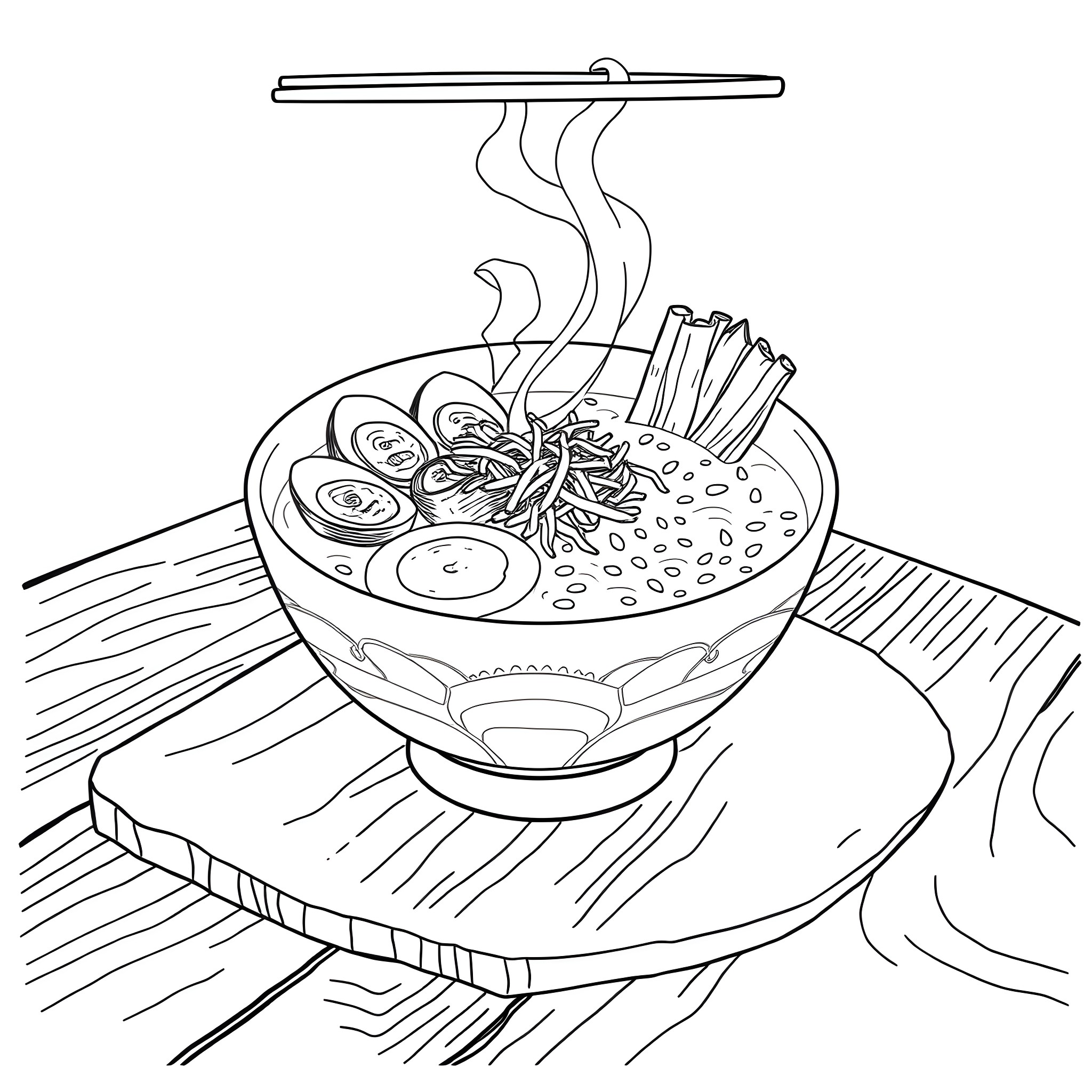 Best Ramen Coloring Pages (Free Printable PDF)