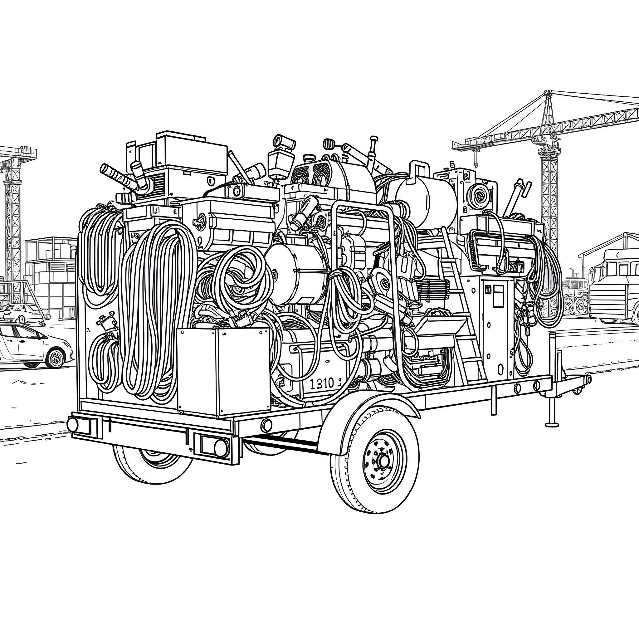 Best Trailer Coloring Pages (Free Printable PDF)