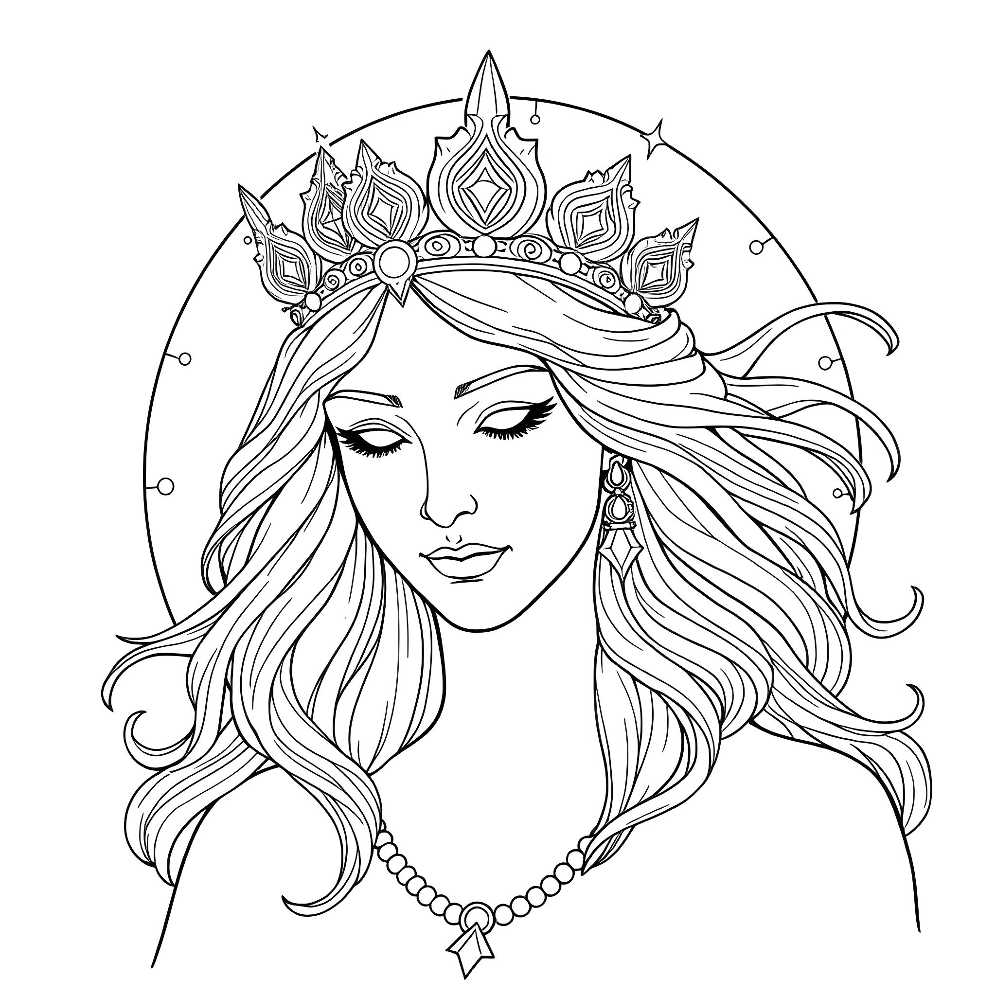 Best Goddess Coloring Pages (Free Printable PDF)