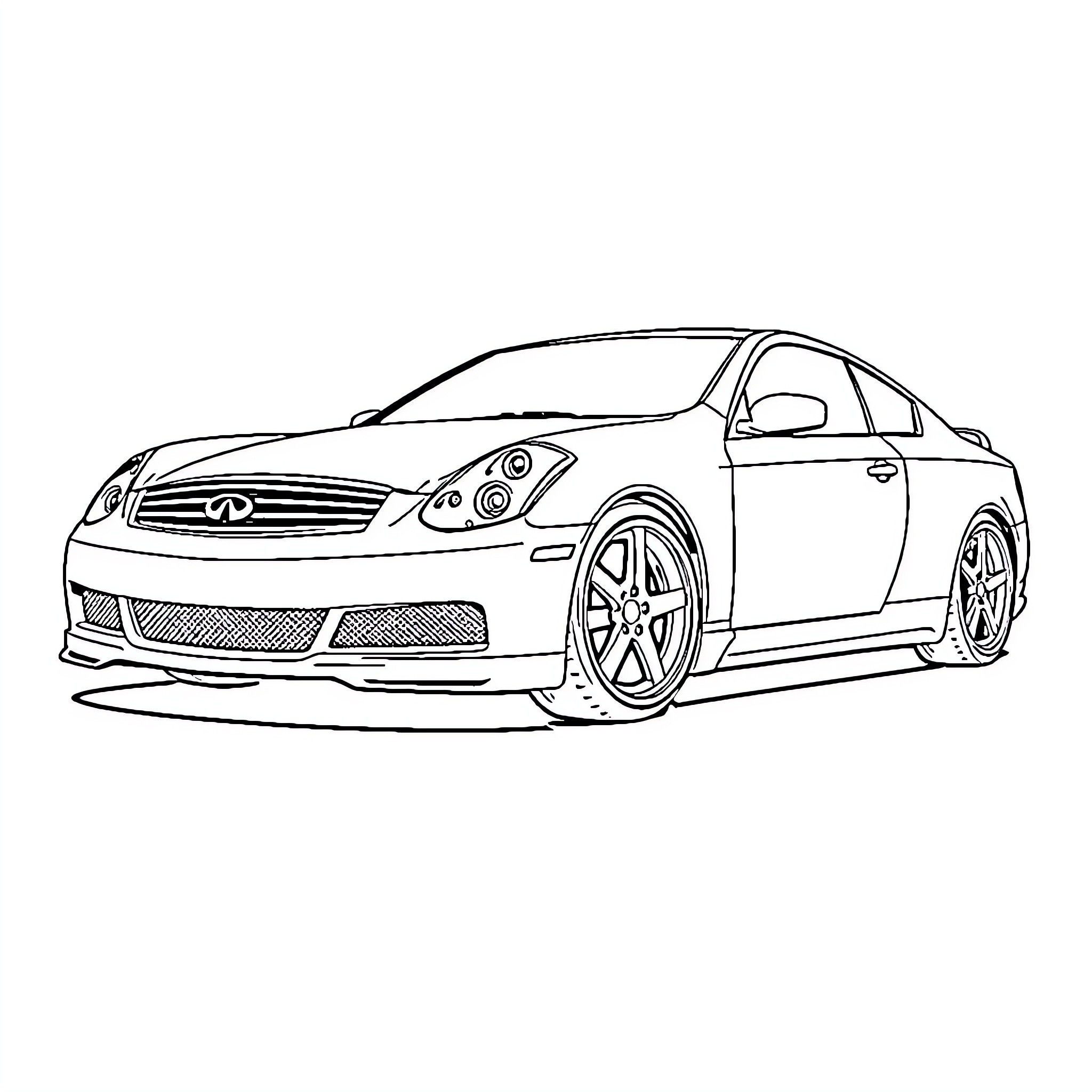 Best Infiniti Coloring Pages (Free Printable PDF)